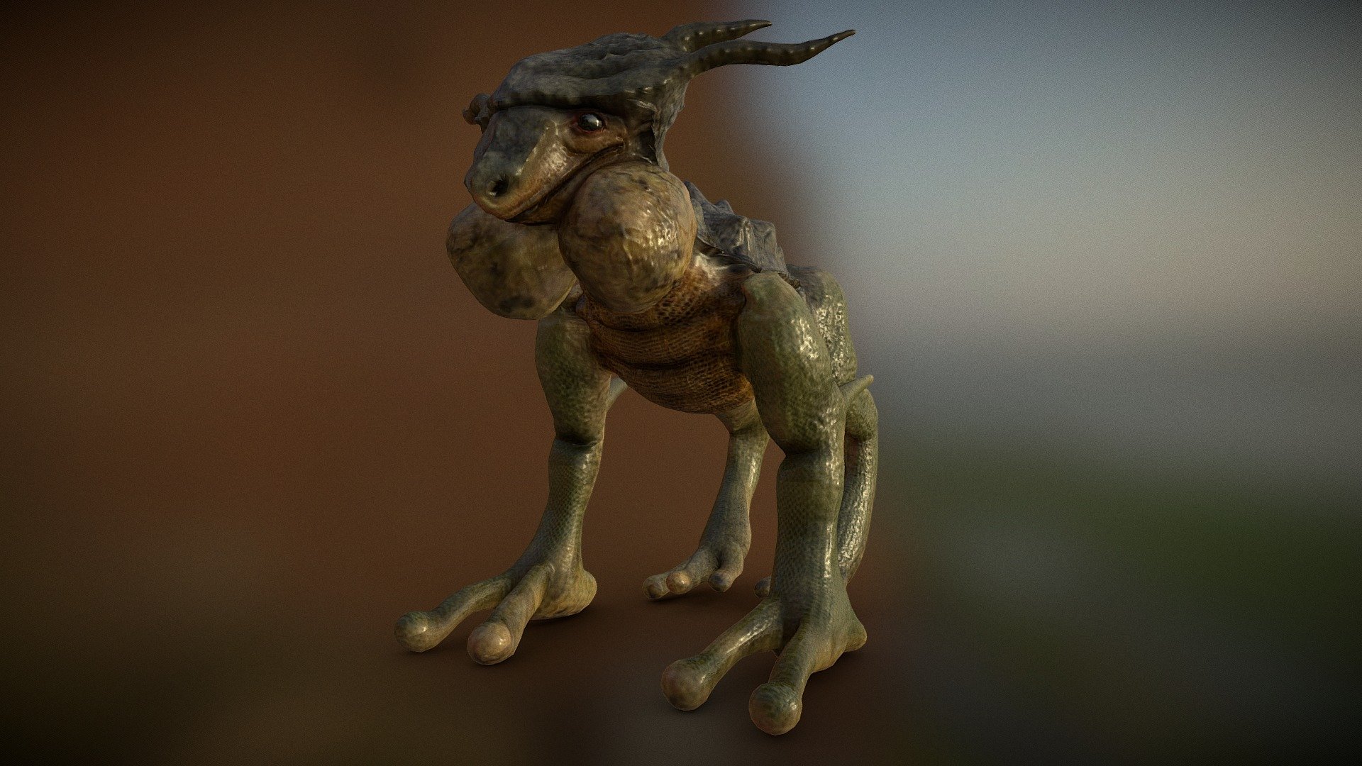Reptile Creature - 3D model by FranchiseDaGr8 (@f_montagnese) [24bc2c2 ...