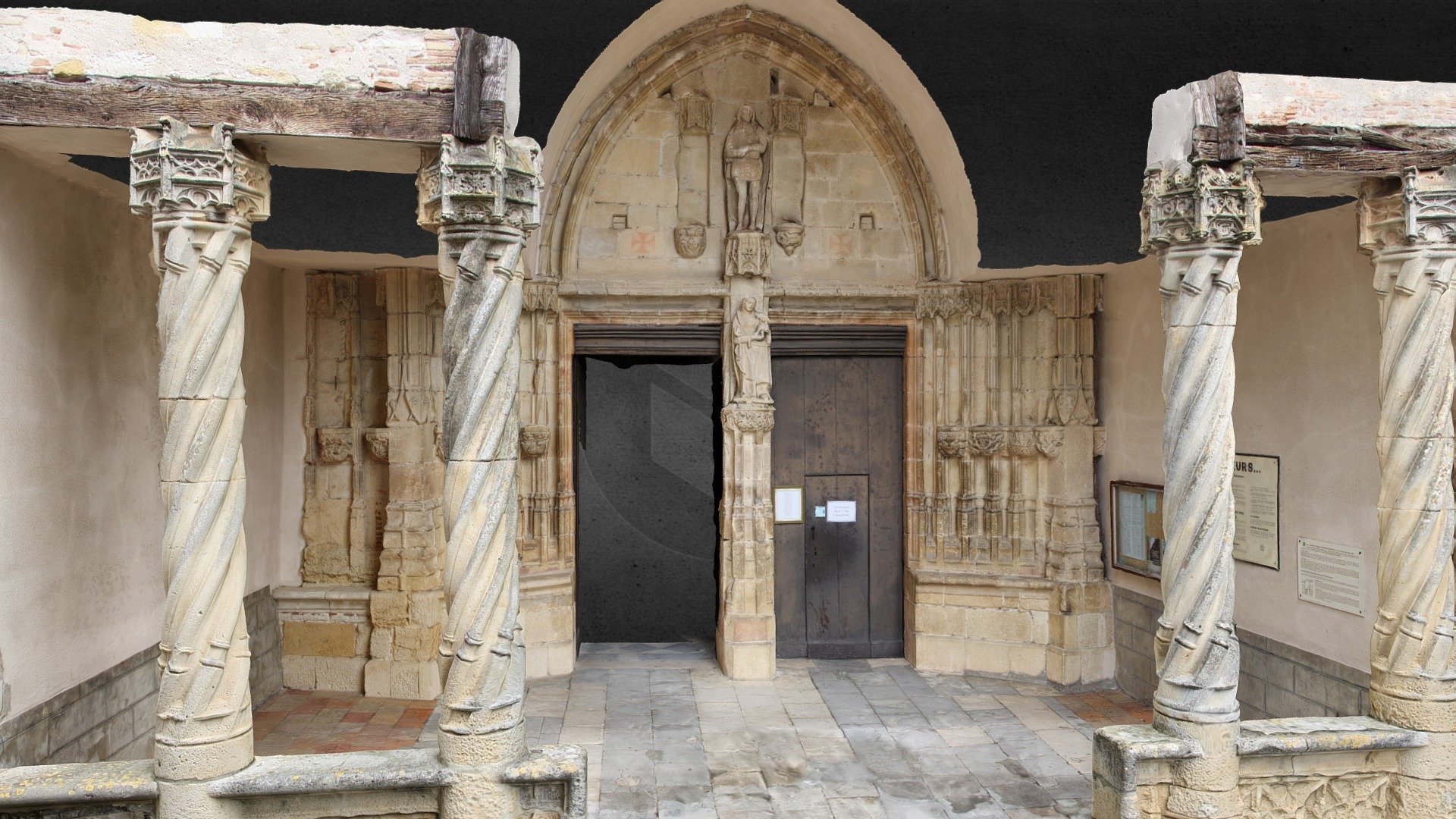 Eglise St Pierre, Aurignac (31) - Download Free 3D model by ...