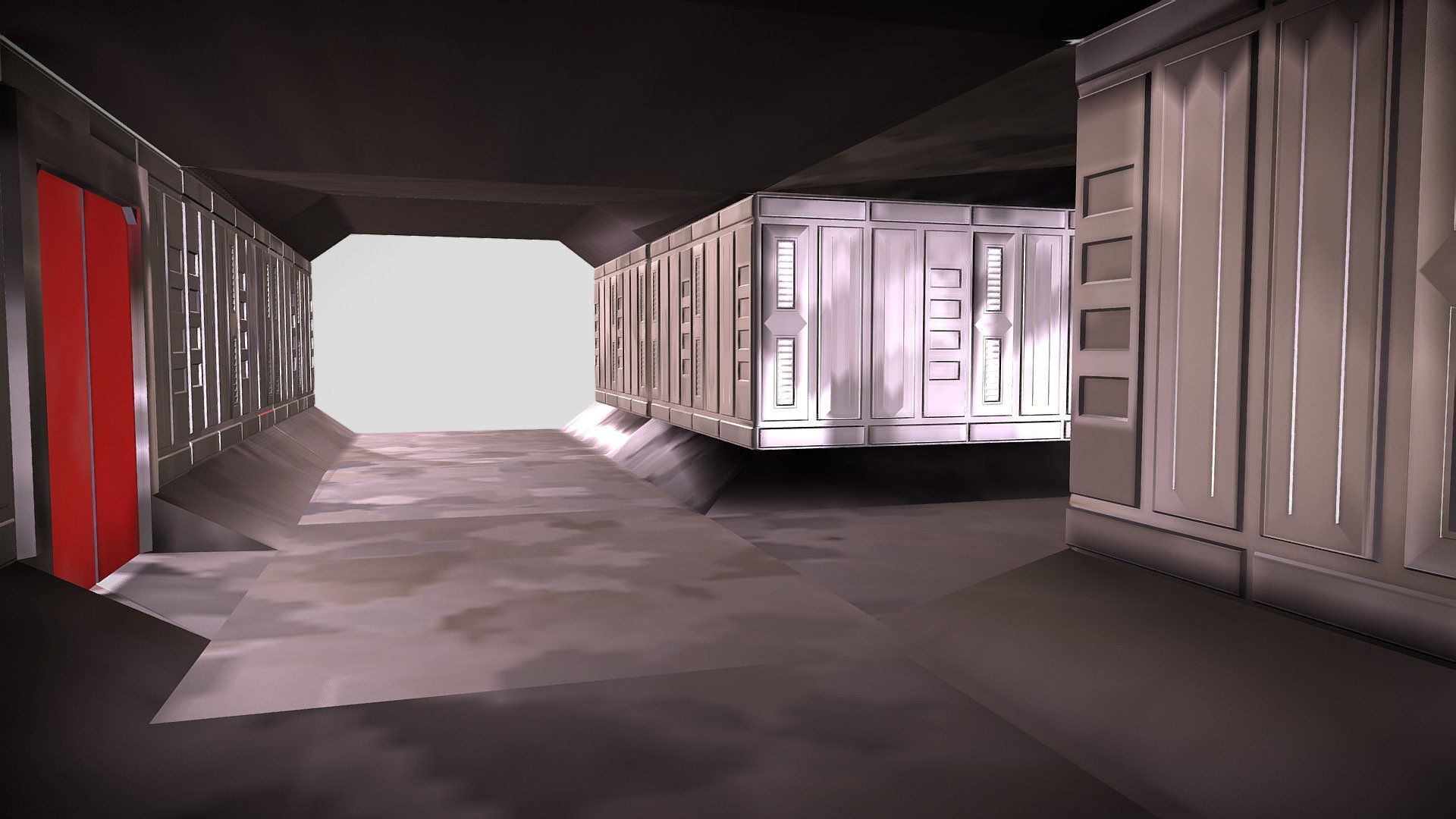 Sci Fi Hallway - Download Free 3D model by Caro (@Caropuh) [24c007d ...