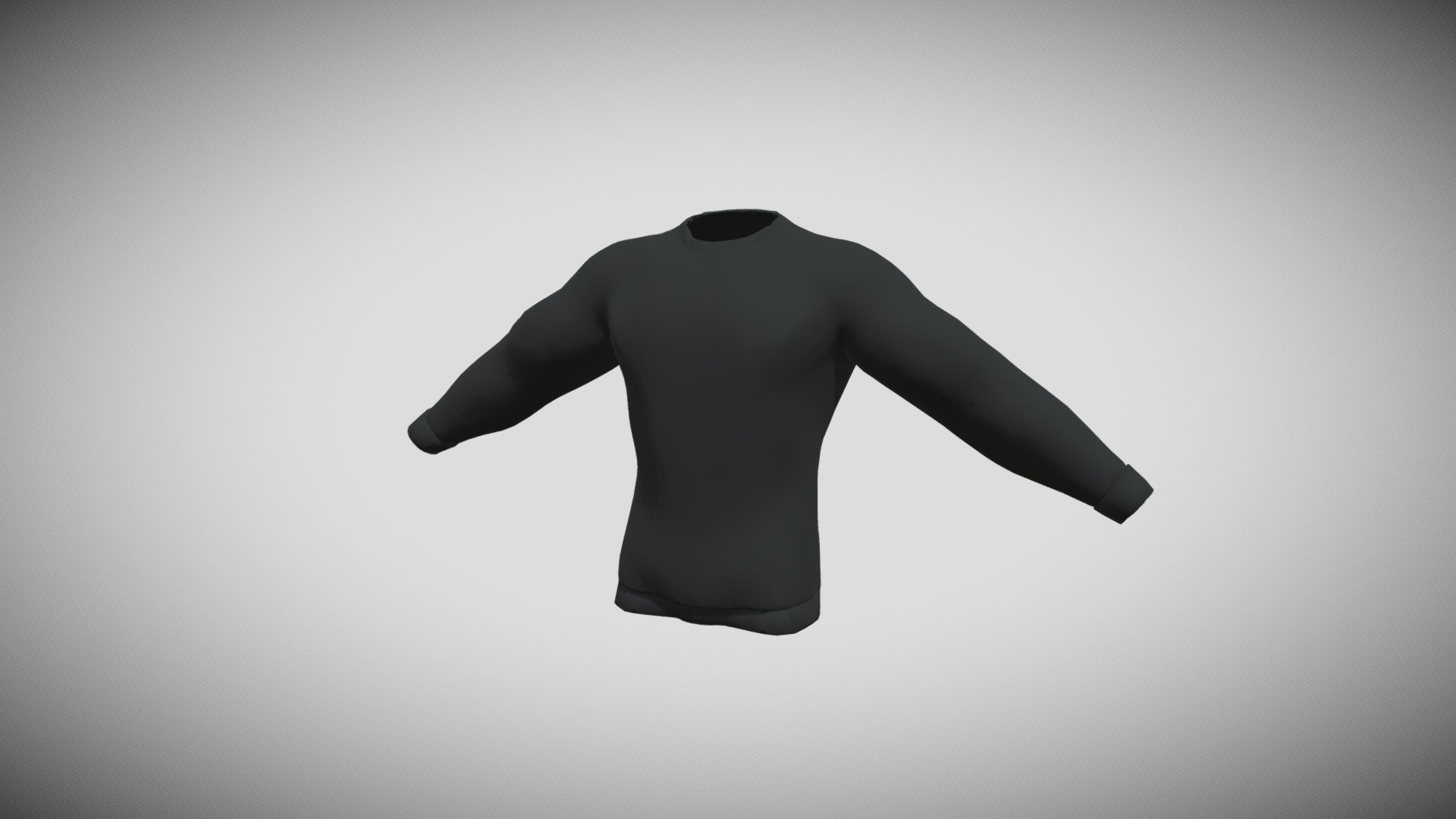 Shirt with long sleeves - Download Free 3D model by EliasCoptere ...