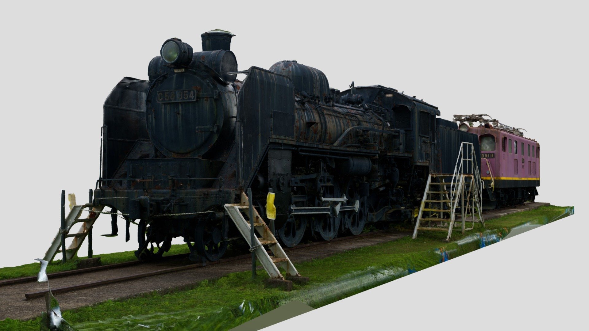 C58 & ED91 at Morigo Park / 森郷児童公園のC58 & ED91 - Download Free 3D model by masanaga (@tasklong ...