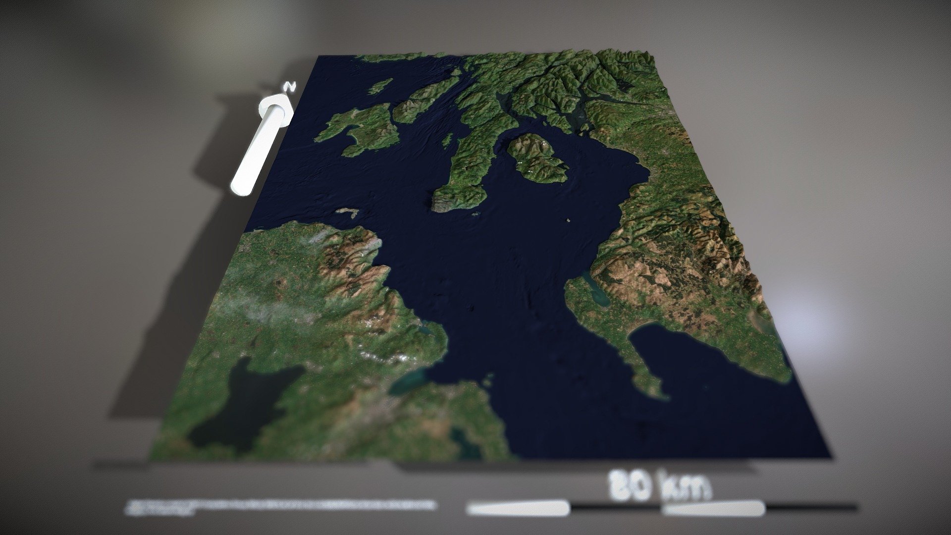 Scotland, North Ireland - Download Free 3D model by Xavier Fischer ...