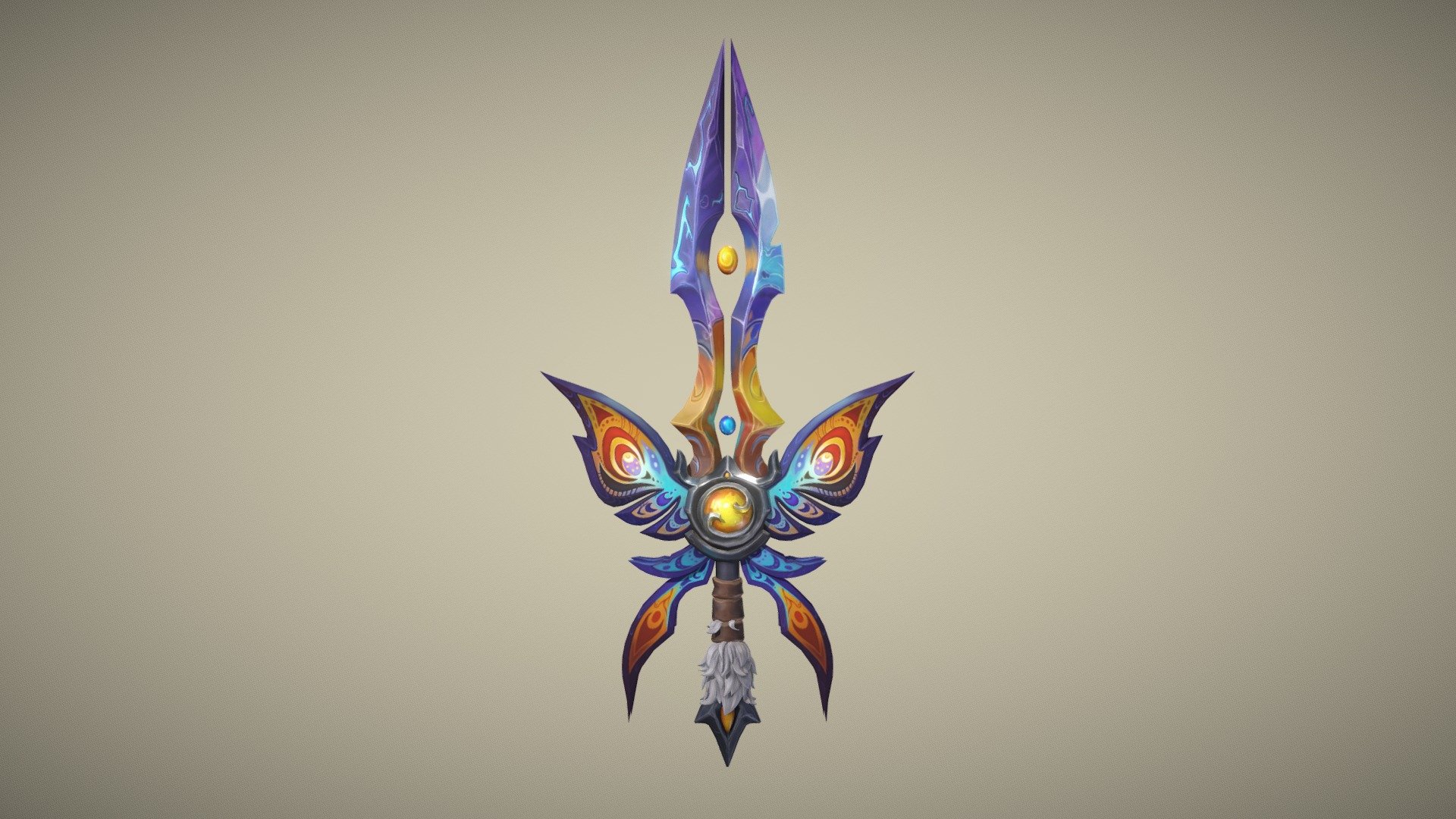 Butterfly Sword - Stylized PBR - 3D model by callado_monica [24c2ab8 ...