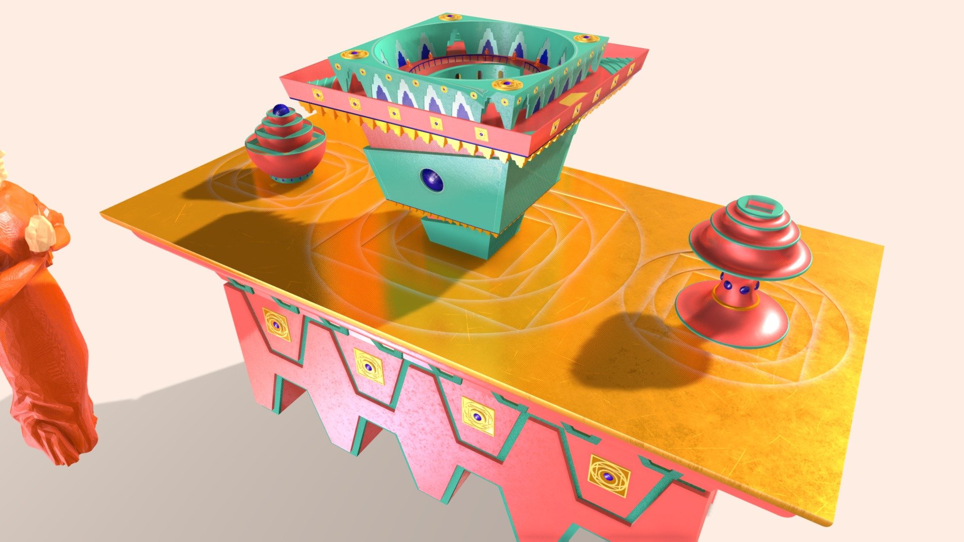 Tabletop Mandala - Download Free 3D model by The Hyperboloid ...