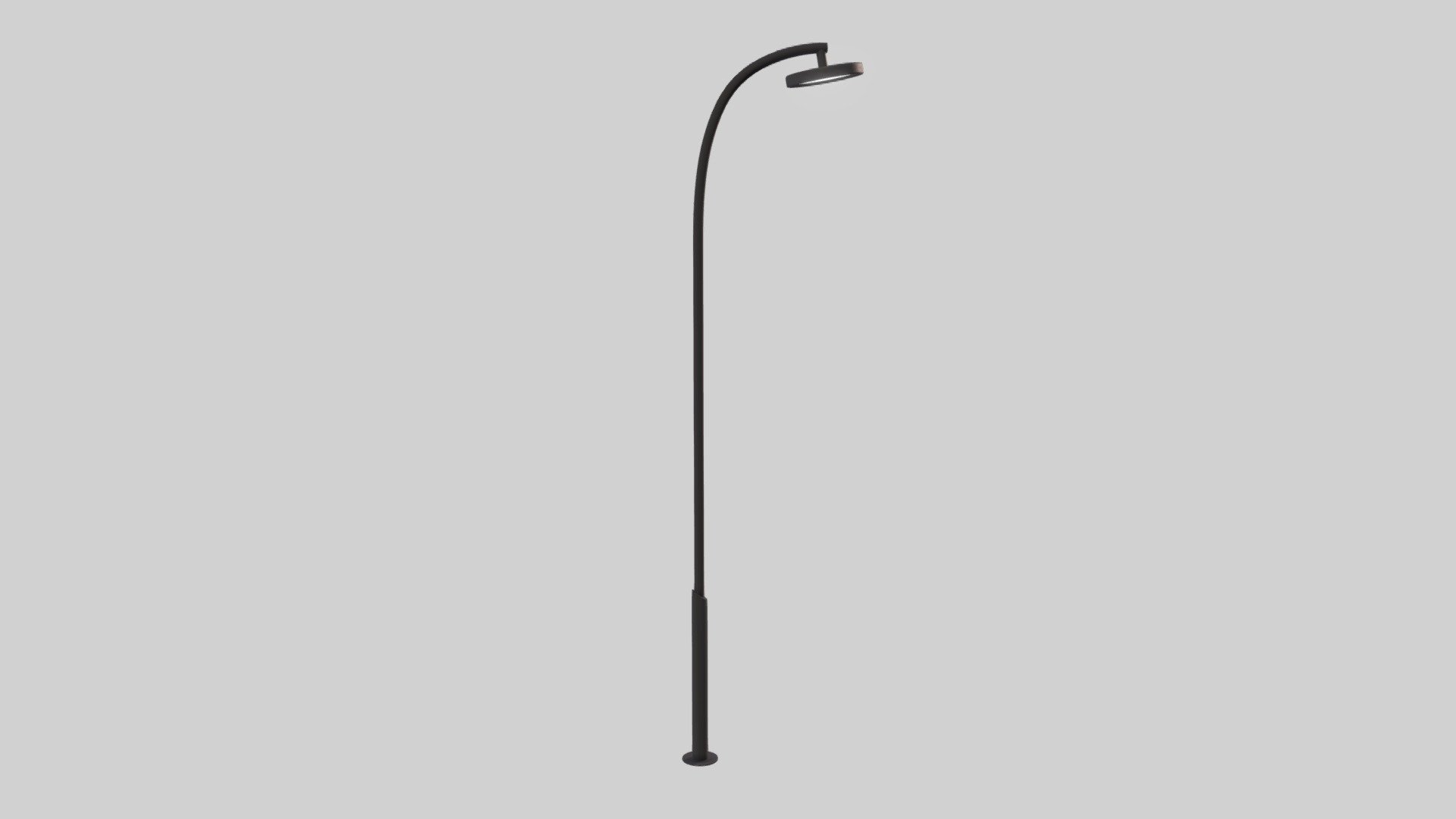 Curved streetlight - 3D model by LanternMaker [24c88c2] - Sketchfab