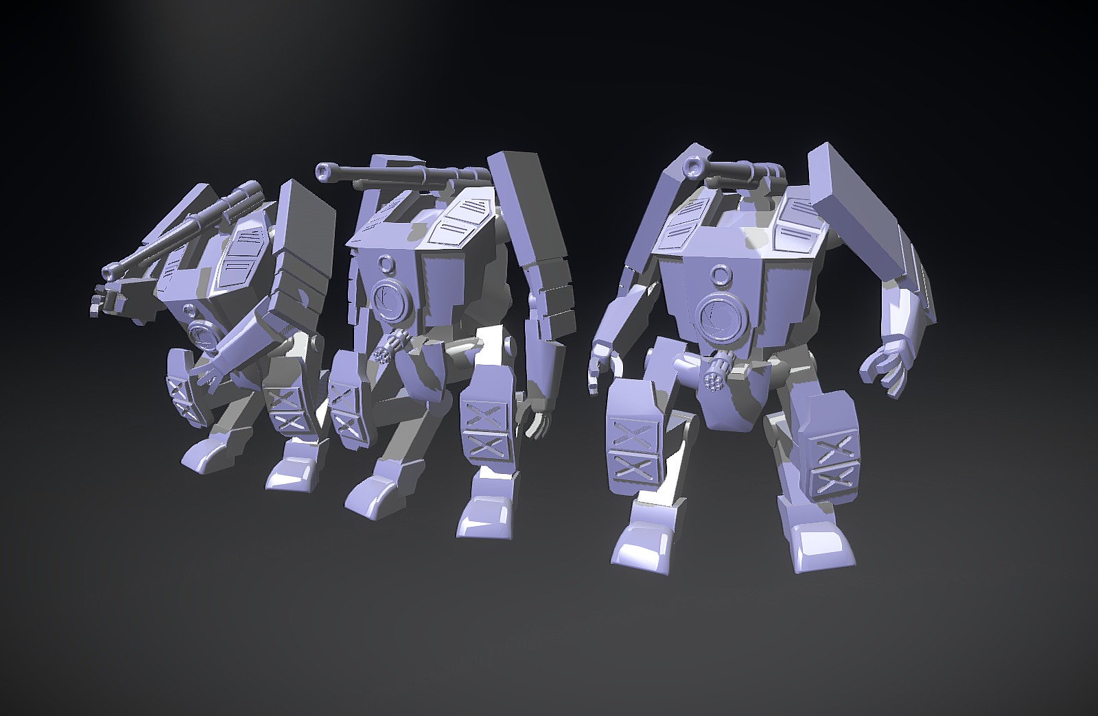 Robot Concept WIP - 3D model by thelazyforger [24c895c] - Sketchfab