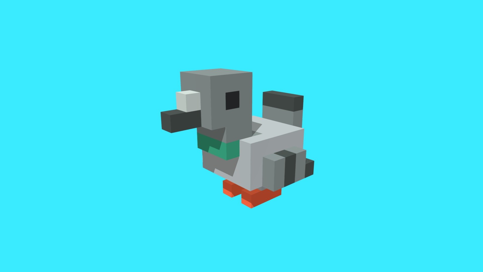 Voxel Pigeon - Buy Royalty Free 3D model by COVE989 [24c8b9f] - Sketchfab Store