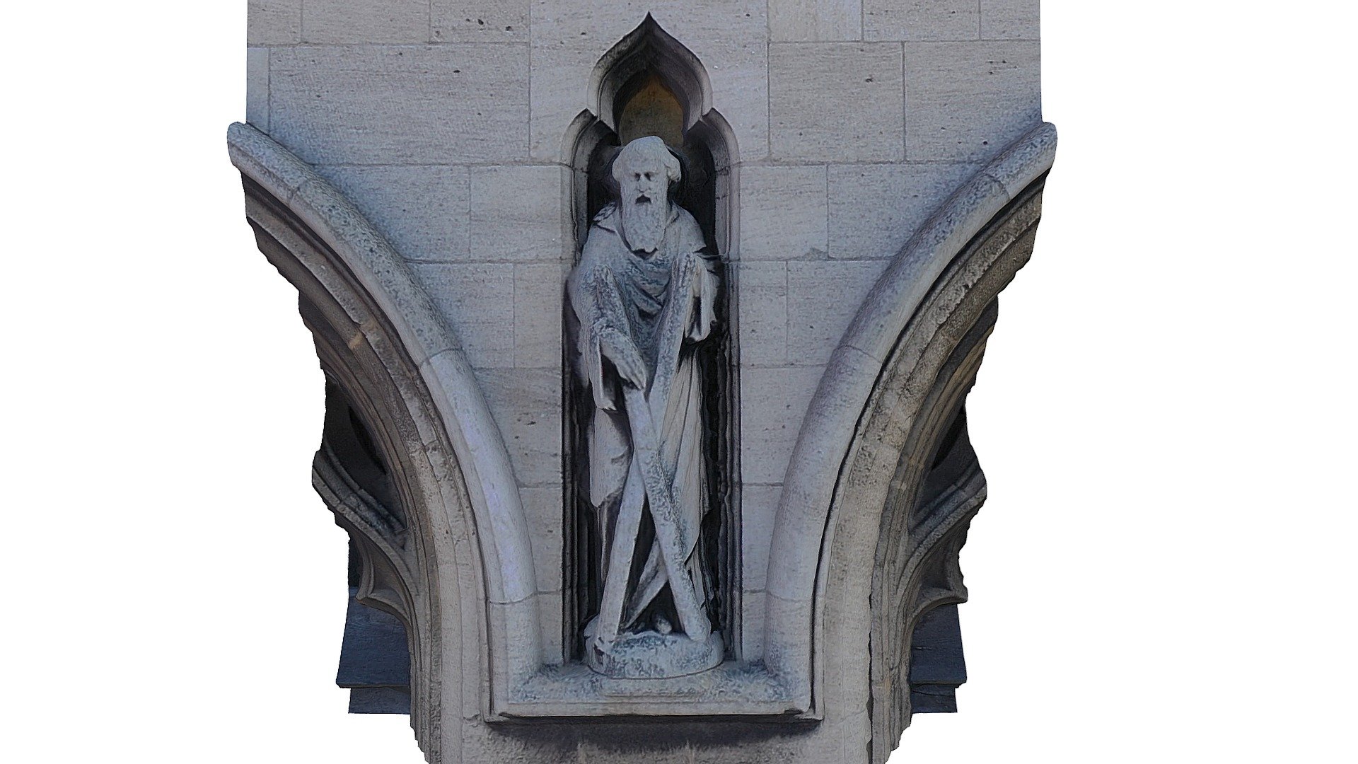 St Andrew statue c.1904* - 3D model by Rochester Cathedral ...