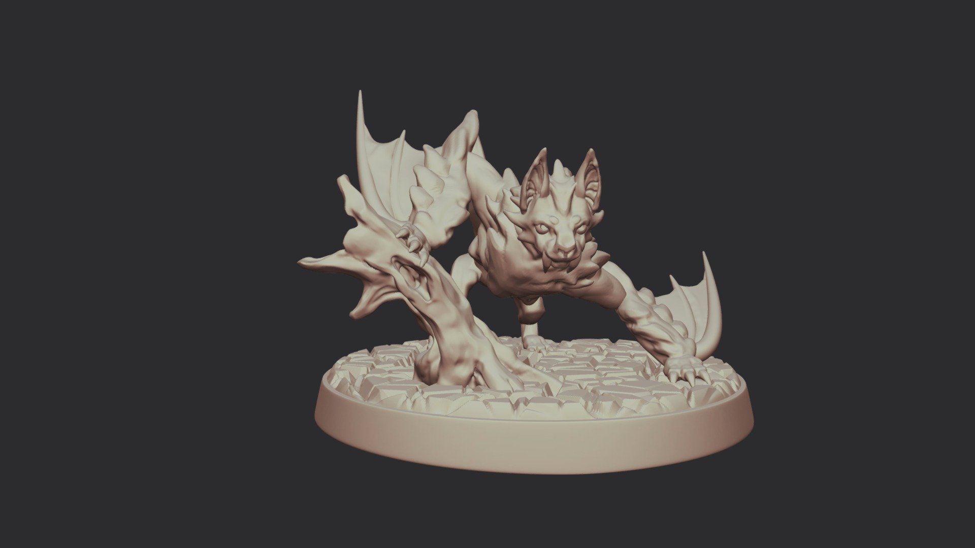 Lycane Miniature - 3D model by zenthedemonart [24ca08f] - Sketchfab
