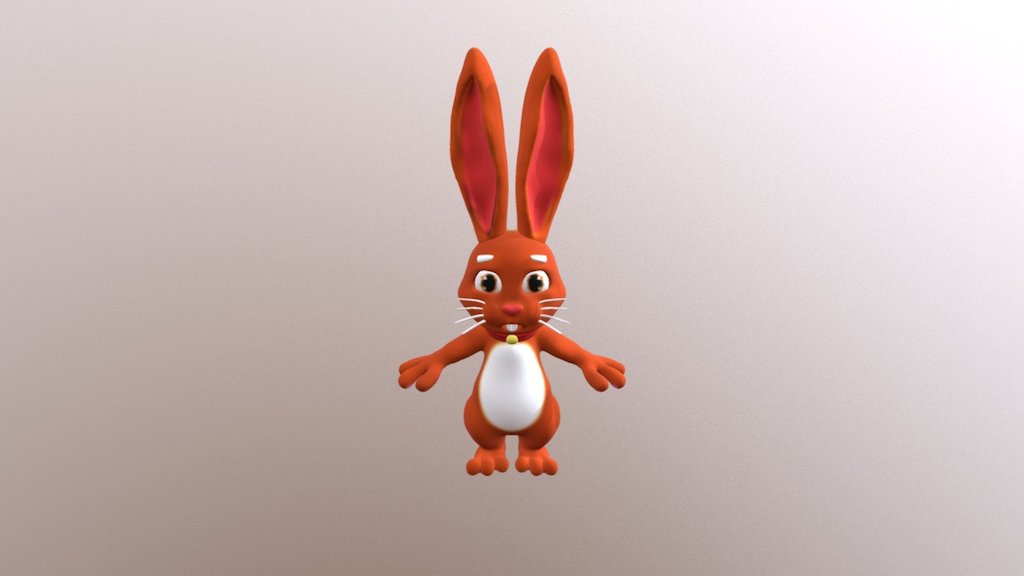 Bunny Cartoon Model - Download Free 3D model by xeratdragons ...