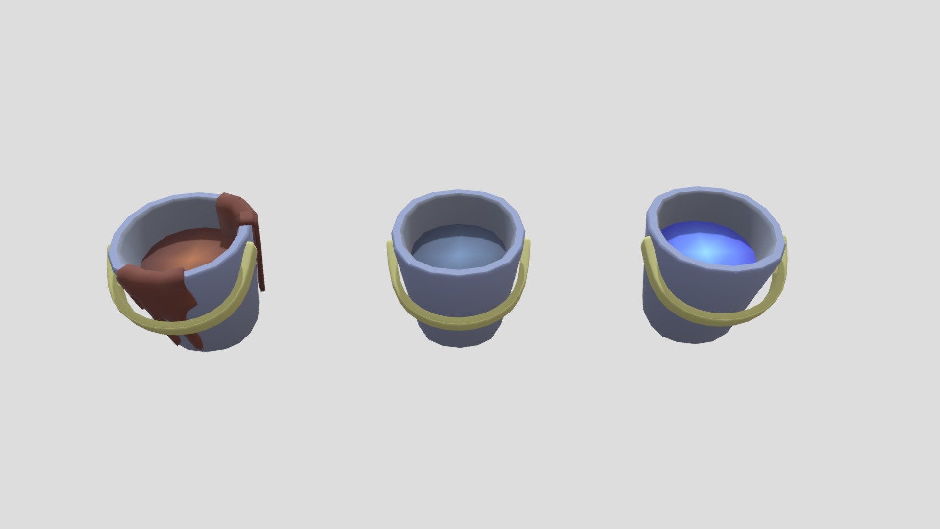 buckets asset - Download Free 3D model by Xenvia [24cd6de] - Sketchfab