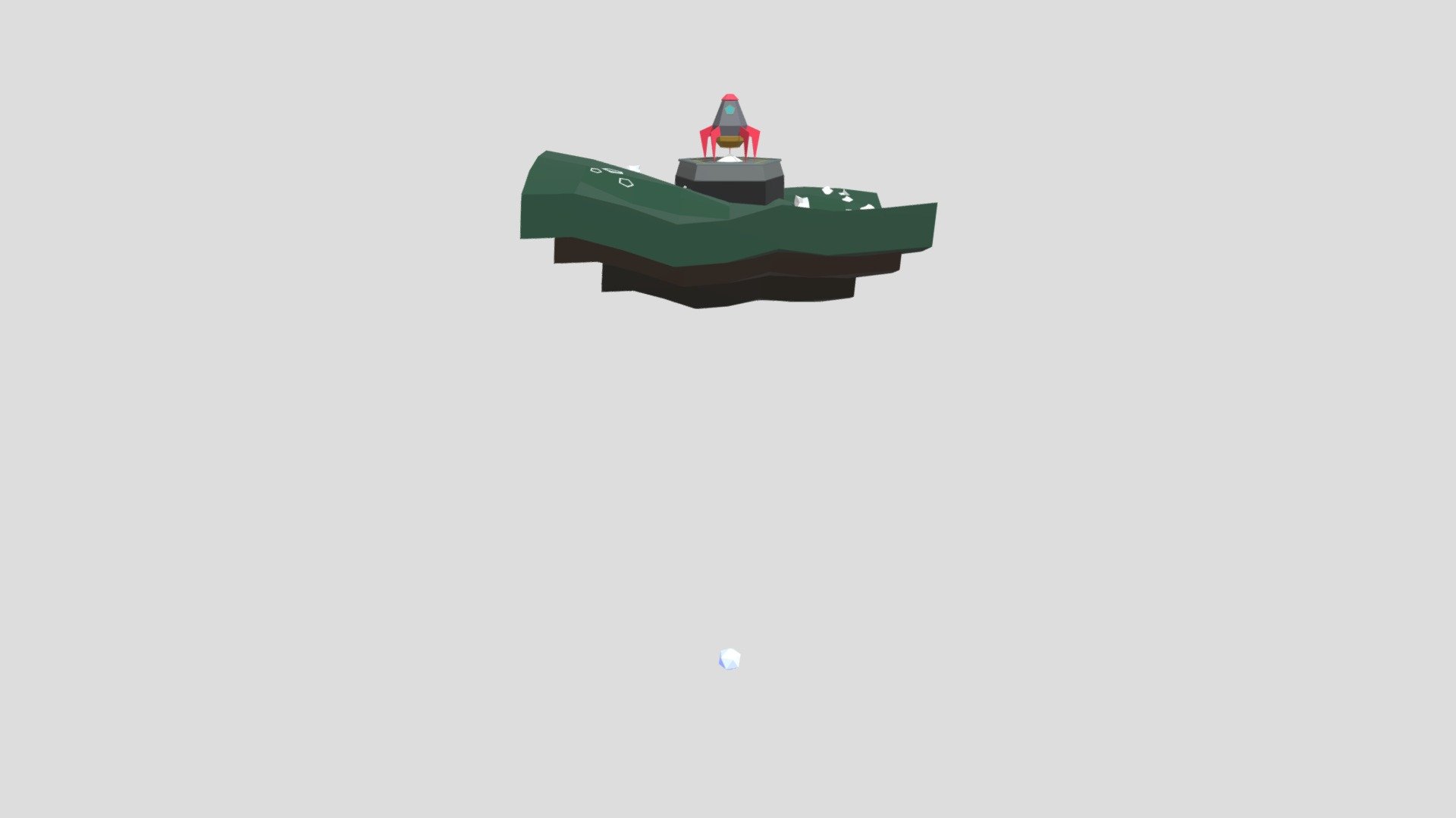 Lowpoly Rocket Dave - 3D model by Cappuccino [24cddfa] - Sketchfab