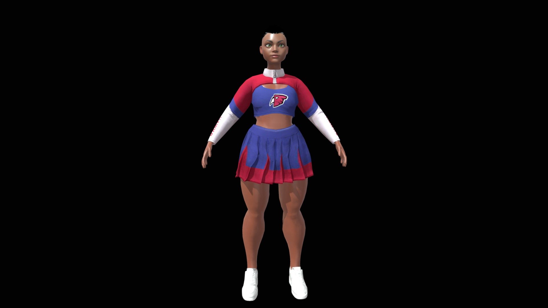 character girl #20 (FBX) - Download Free 3D model by BELAZ (@asset_for ...