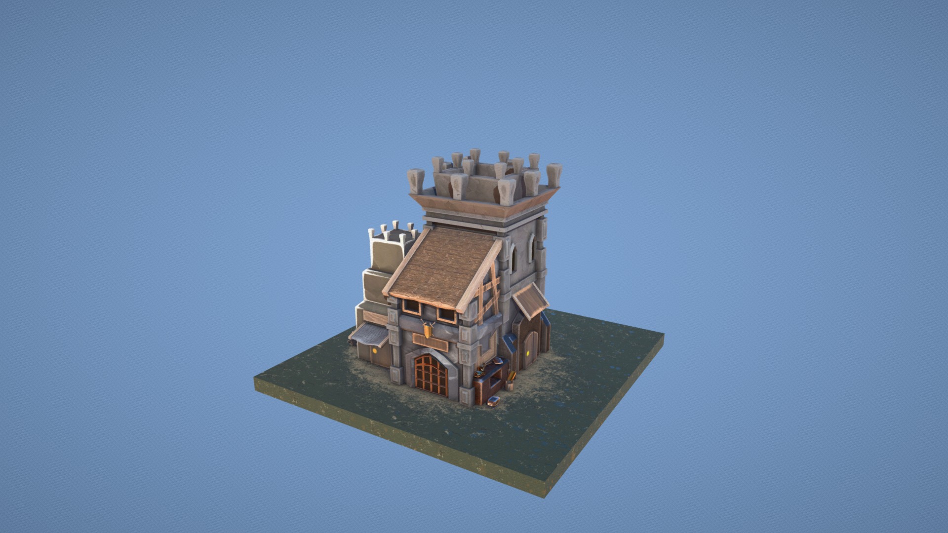Tiny castle - 3D model by Joe_Y (@NeonSwager) [24cf1fb] - Sketchfab