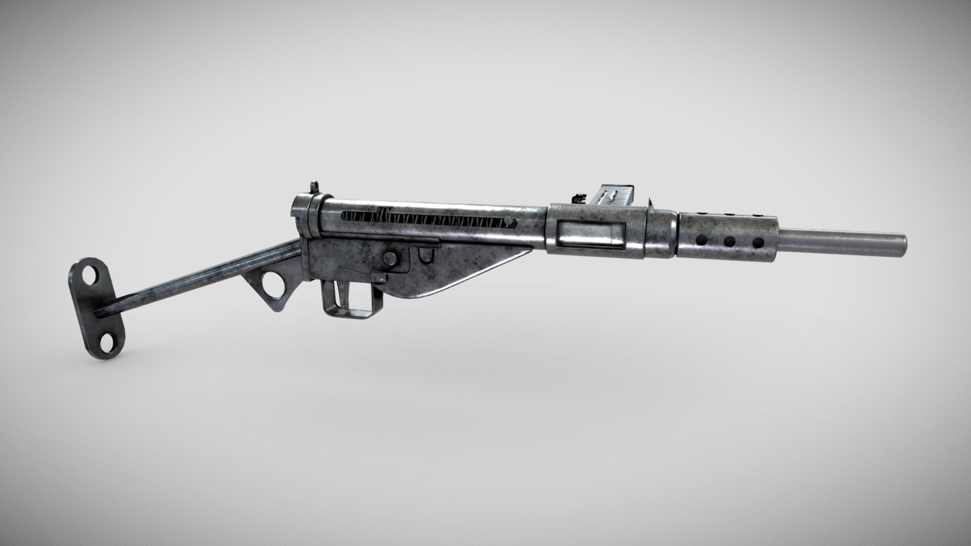Sten MKII - 3D model by 3ddominator (@roughdominator) [24d046f] - Sketchfab