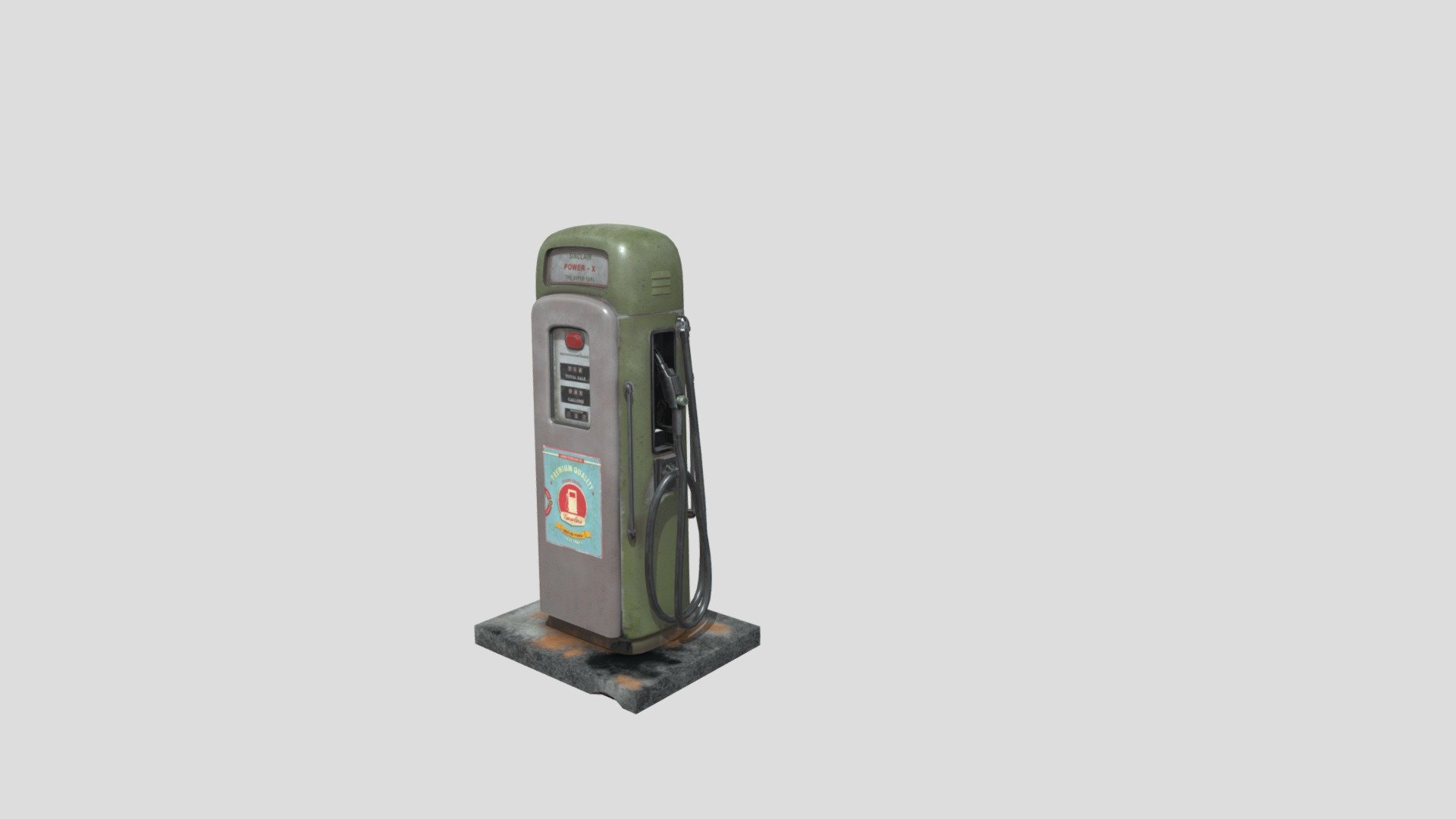 Gas Pump - 3D model by rahulvk09dec [24d054d] - Sketchfab