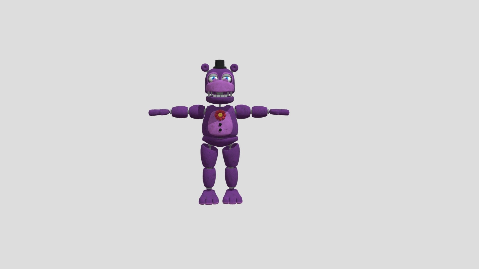 Mr. Hippo - Download Free 3D model by herospirit [24d09d2] - Sketchfab