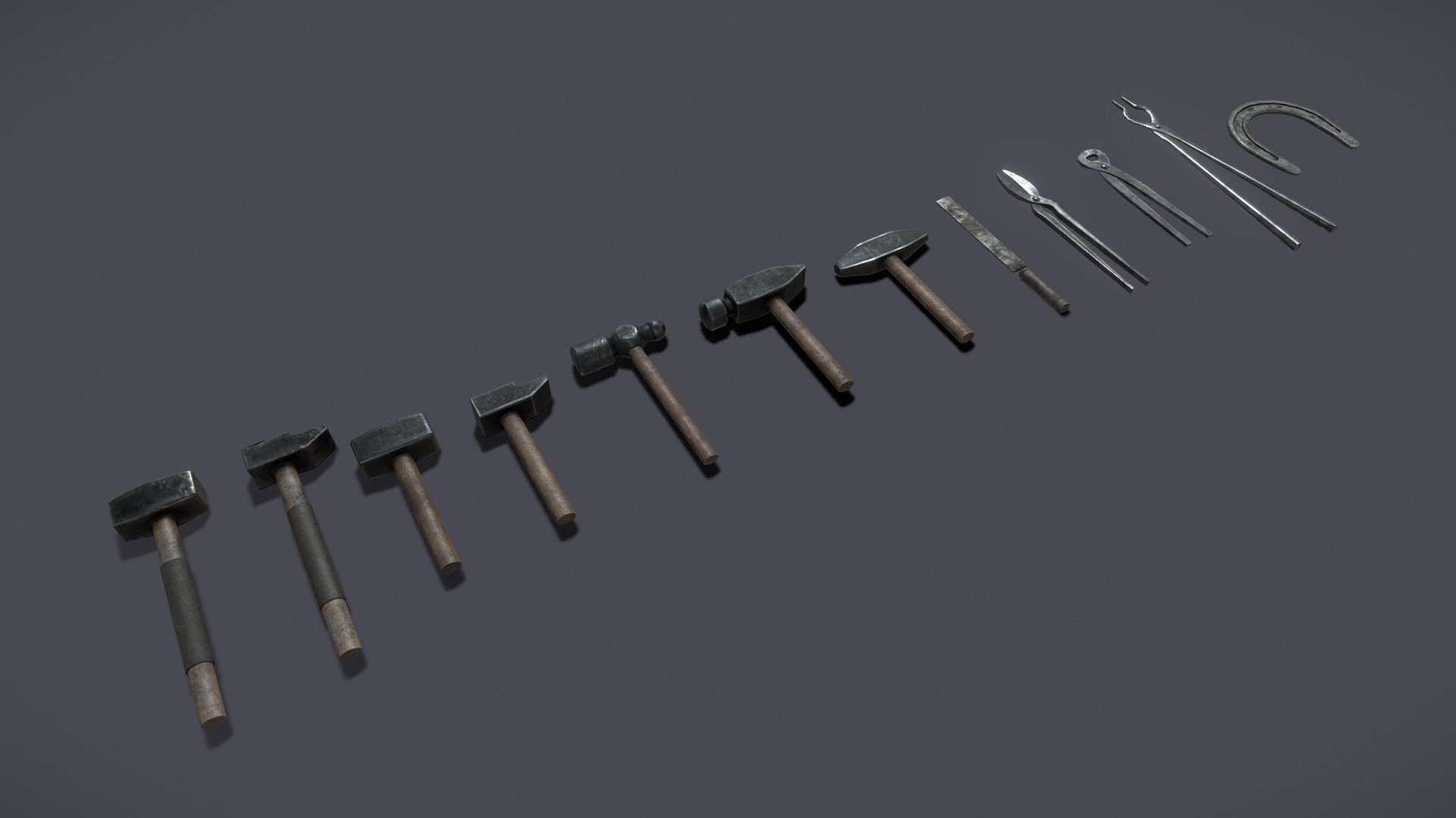 Blacksmith_Tools - Buy Royalty Free 3D model by GetDeadEntertainment ...