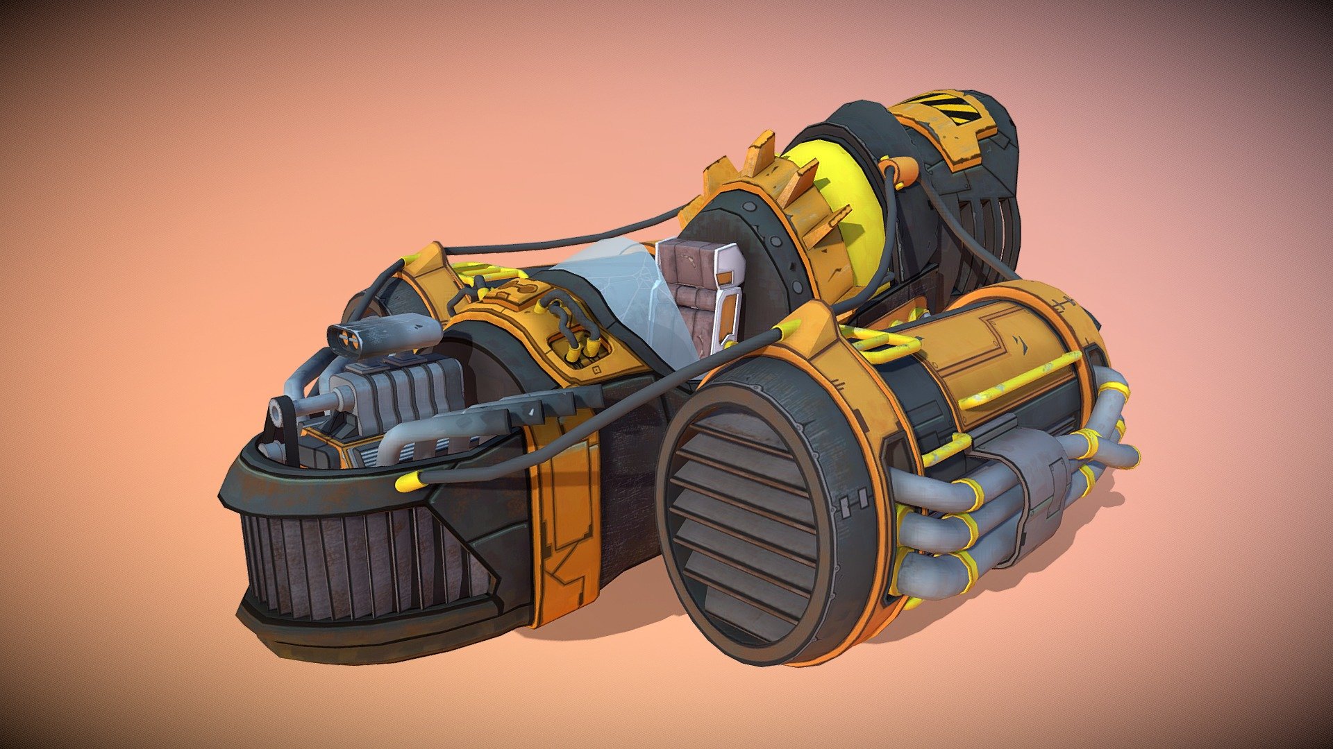 Scrap Vehicle - 3D model by JoelT_Art (@JoelTippett) [24d1f0f] - Sketchfab