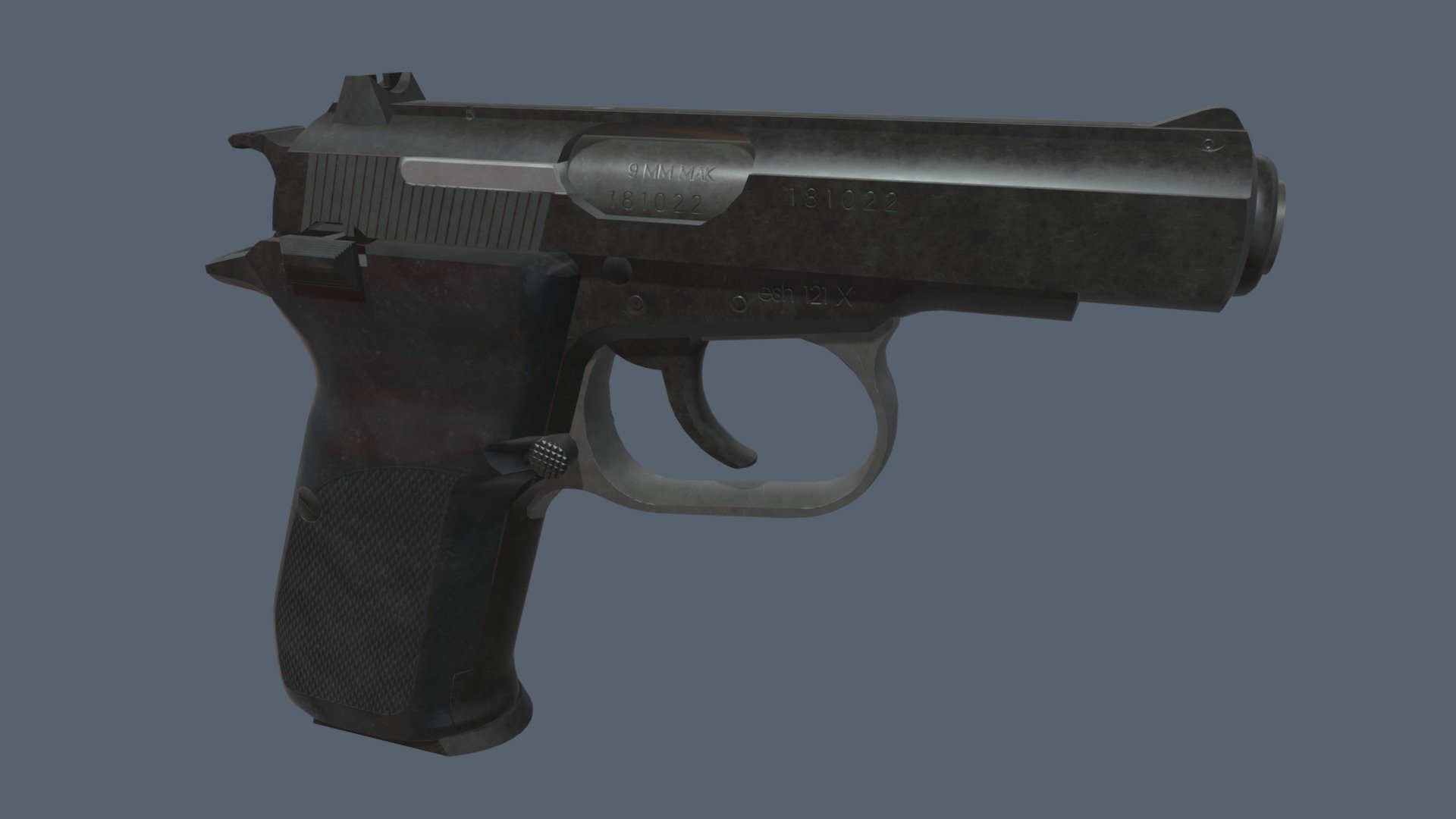 CZ vz 82 9x18mm Pistol - 3D model by Noobyara1337 [24d24f0] - Sketchfab