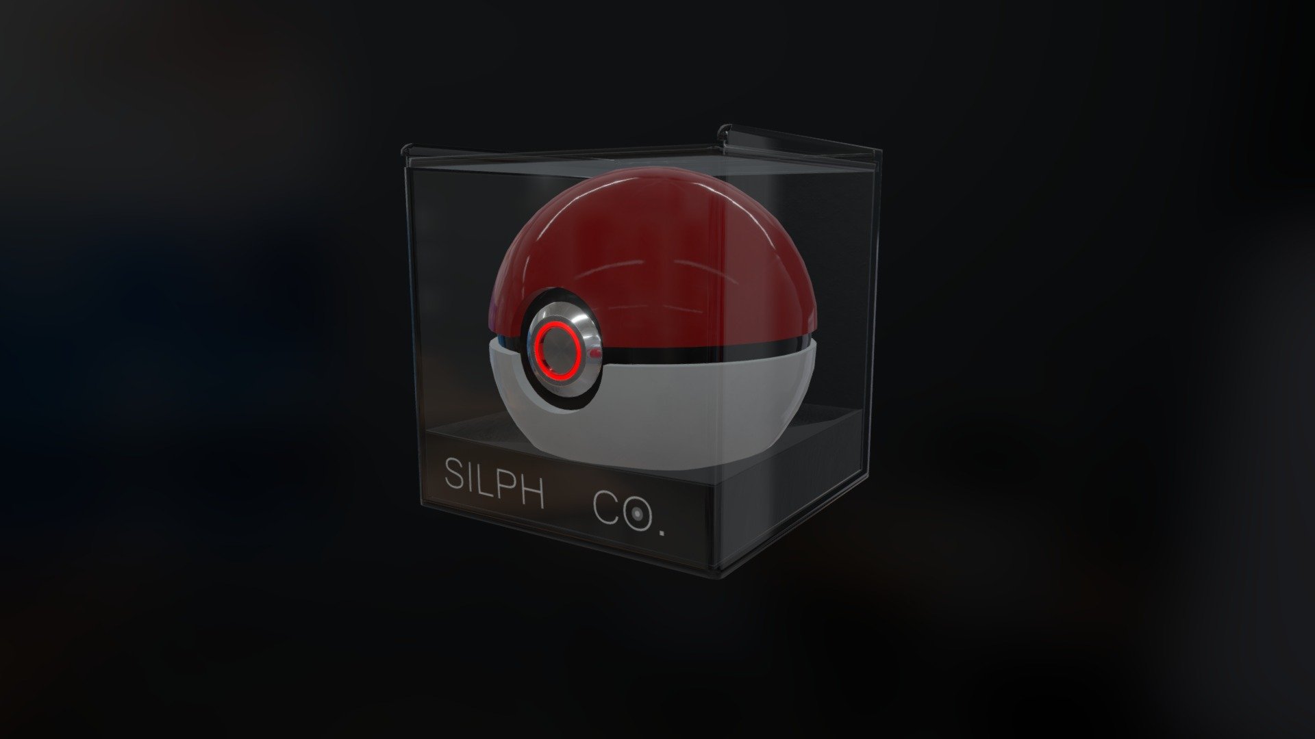 Pokeball SILPH CO. Lubss Brazil - 3D model by Stark (@stark3d) [24d2c6e ...