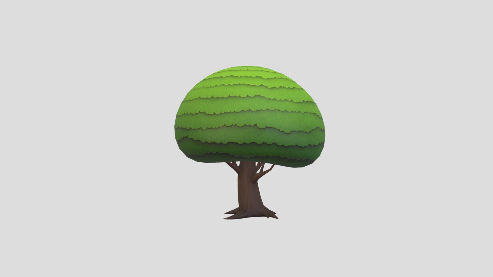 Cartoon Tree 007 - Buy Royalty Free 3D model by bariacg [24d40b3] - Sketchfab Store