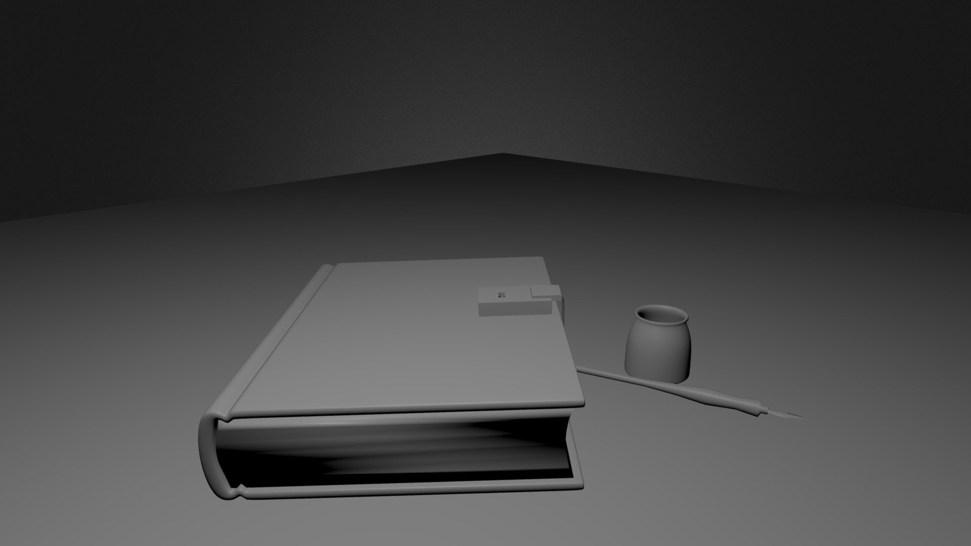 The book II - 3D model by mariasensei [24d5c17] - Sketchfab