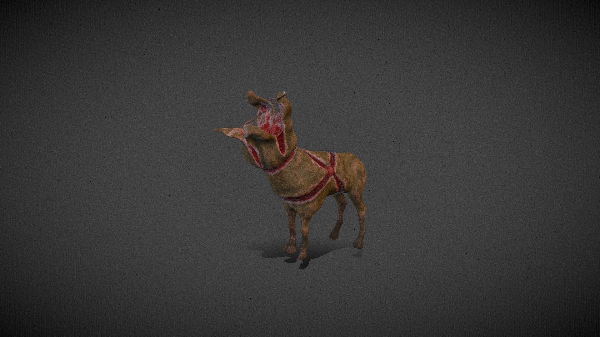 decayed yak - 3D model by Esra Demirel (@Esromon) [24d6b35] - Sketchfab