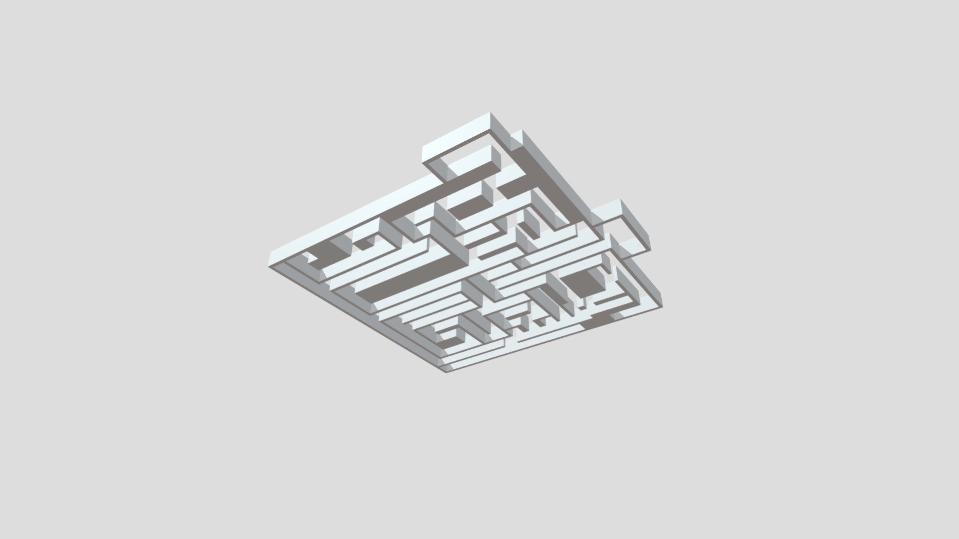 Maze map - Download Free 3D model by WG_Ghost [24d7d20] - Sketchfab