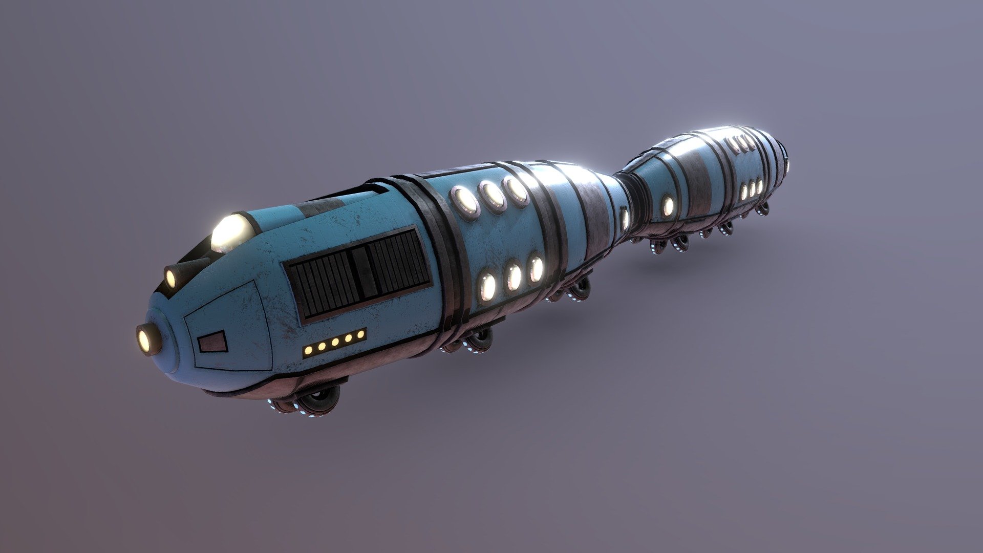 Retro-Future Hover Train - 3D model by Holly Jencka (@FutilR) [24d897a ...