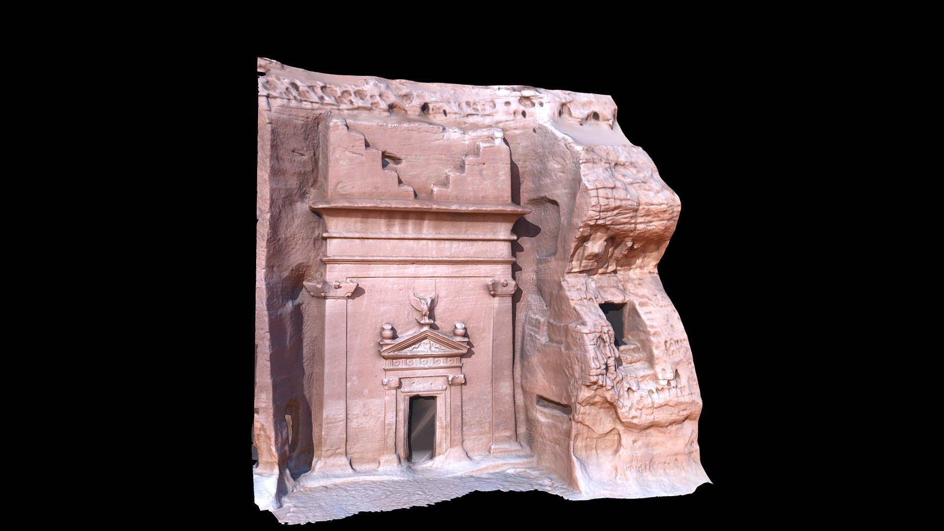 Tomb 24, Jabal al-Banat, al-Hegra, Saudi Arabia - 3D model by danderson4 [24d98ea] - Sketchfab