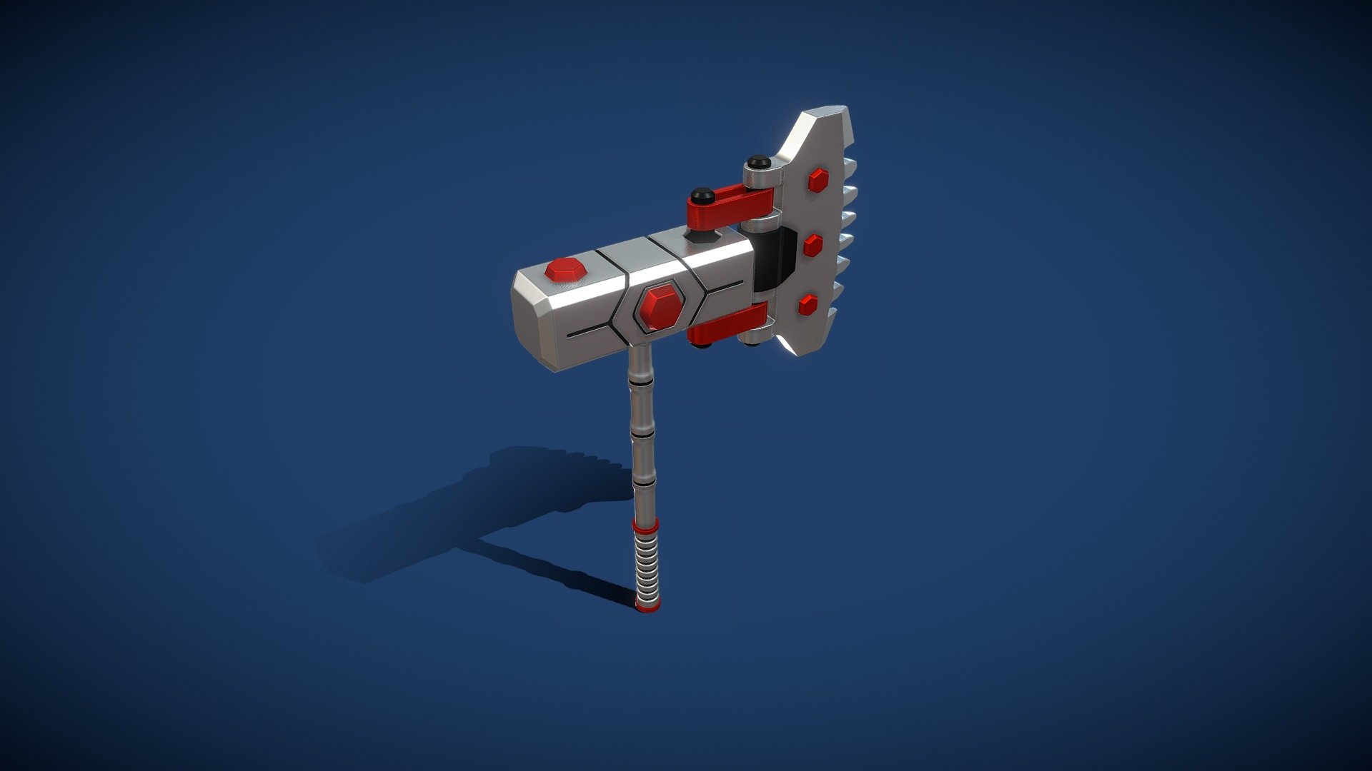 Sci Fi Hammer 04 - Buy Royalty Free 3D model by Sandeep Choudhary ...
