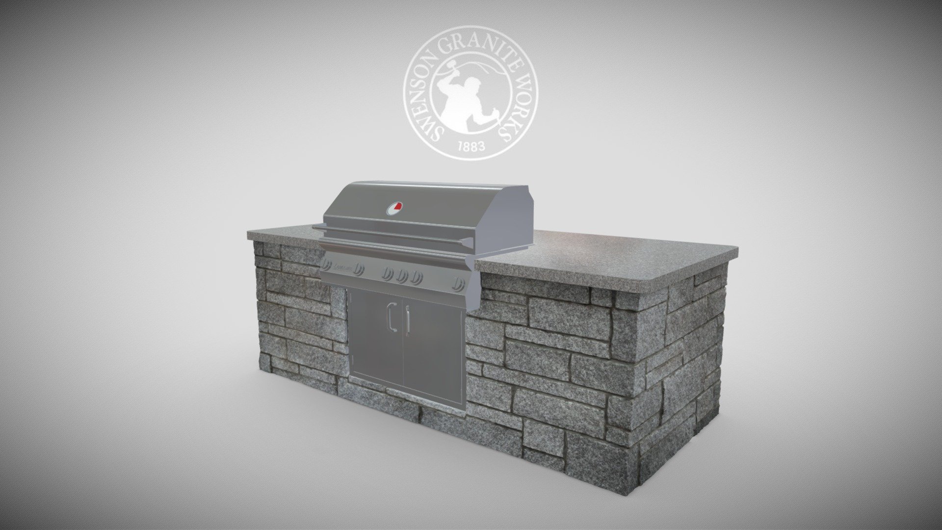 OUTDOOR KITCHEN - Download Free 3D model by Polycor Natural Stone ...