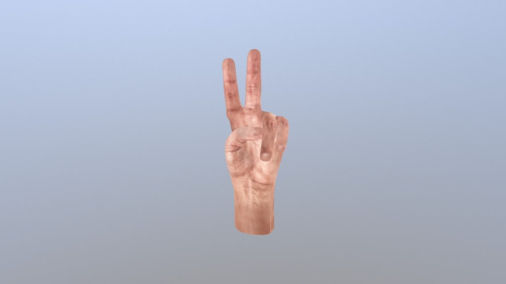 Indian Sign Language Numbers - A 3D model collection by ...