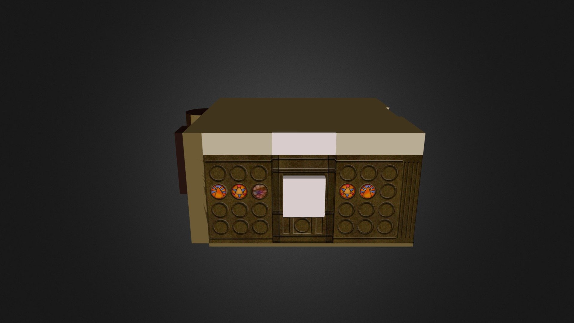 The Secondary TARDIS Control Room - 3D model by dichwer [24dc2a3 ...