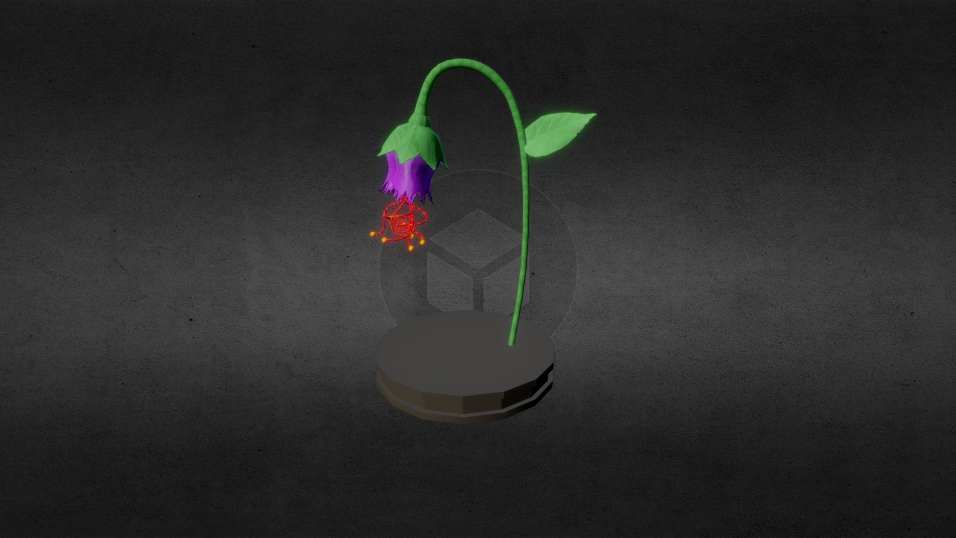 Alien Flower - 3D model by briimilo [24dc9c0] - Sketchfab