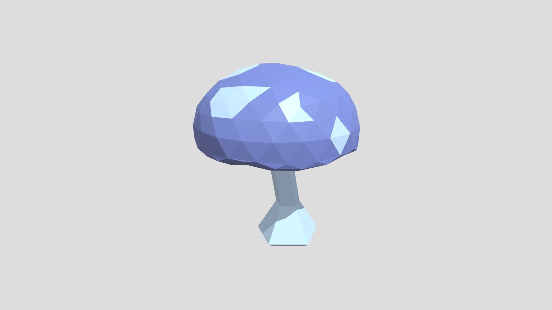 Low-Poly Mushroom 2 - Download Free 3D model by Saskia (@zasl) [24dcf66 ...