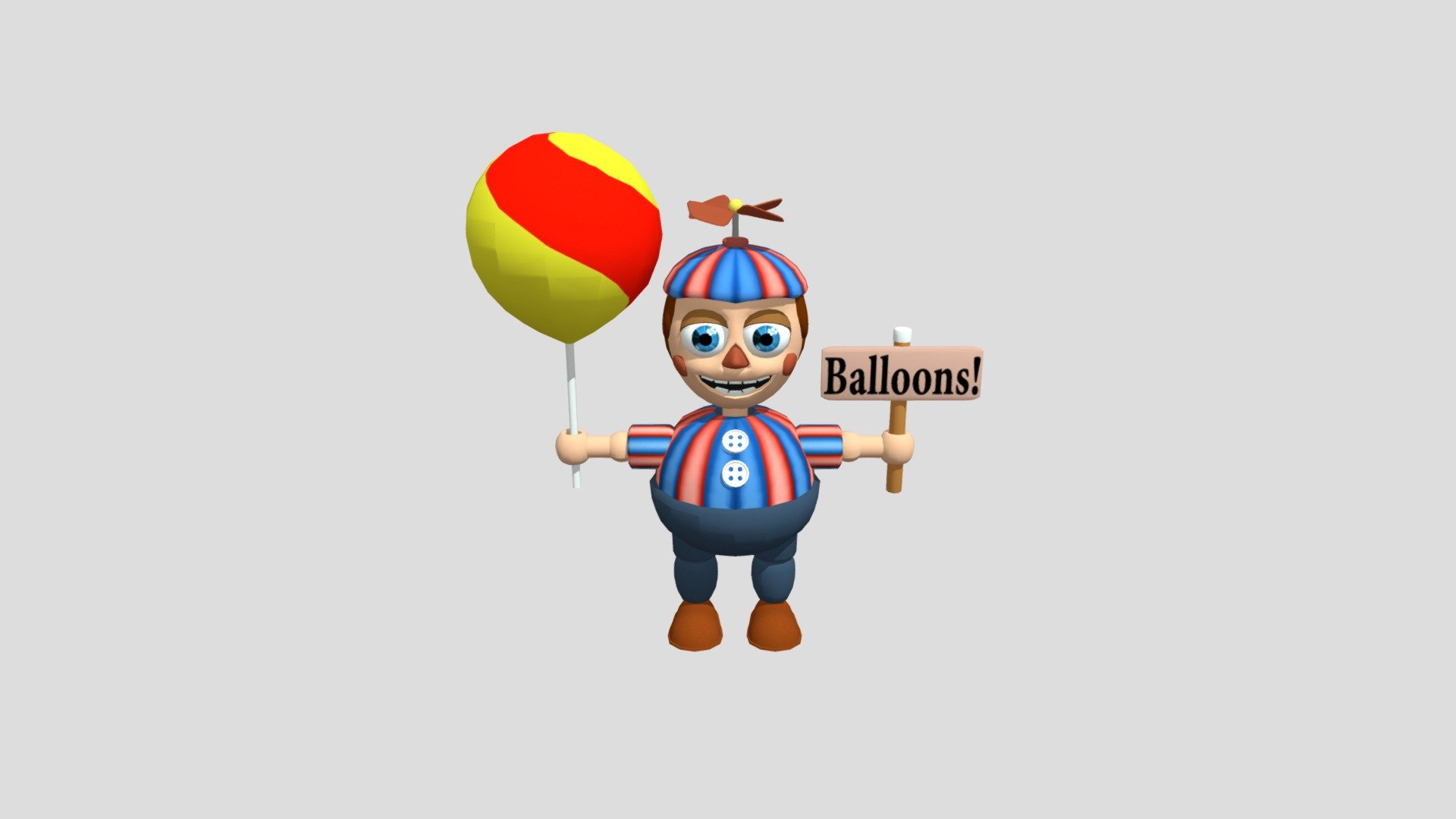 Splinks Balloon Boy FNAFSFM1 - Download Free 3D model by kamdezbroz ...