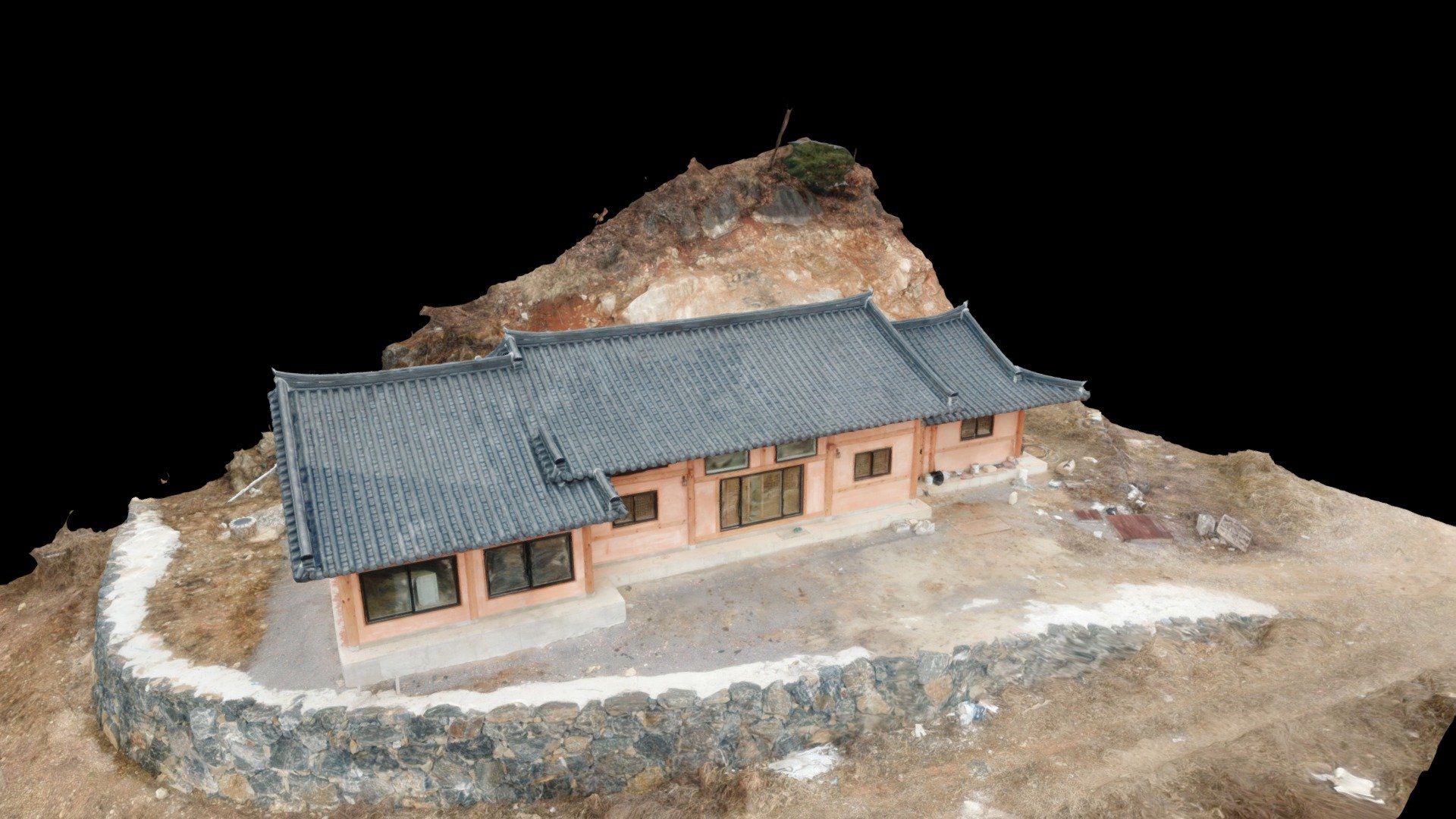Korean House - Download Free 3D model by nmangsen [24e0b5c] - Sketchfab