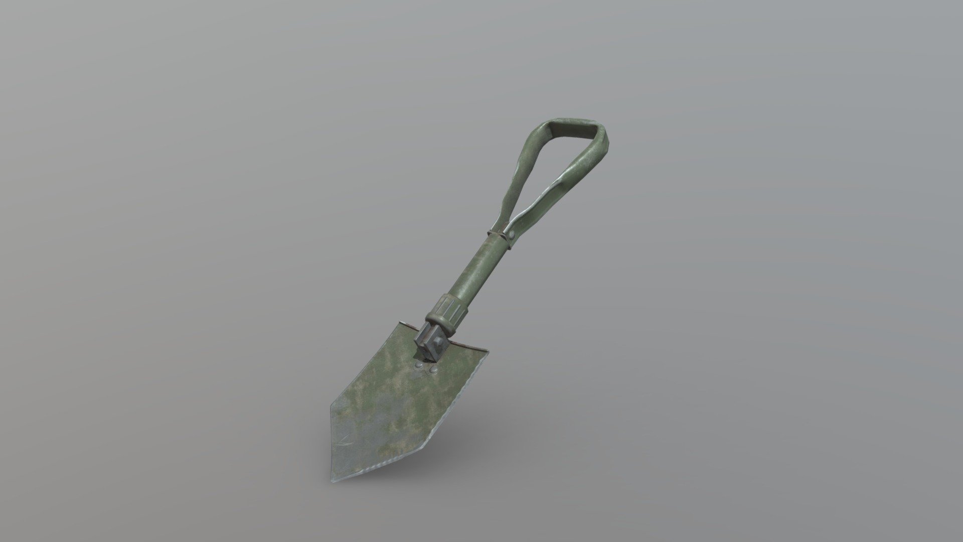 US GI E-Tool Entrenching Shovel low poly - 3D model by pawel wardecki ...