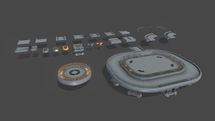 Landingpad 3D models - Sketchfab