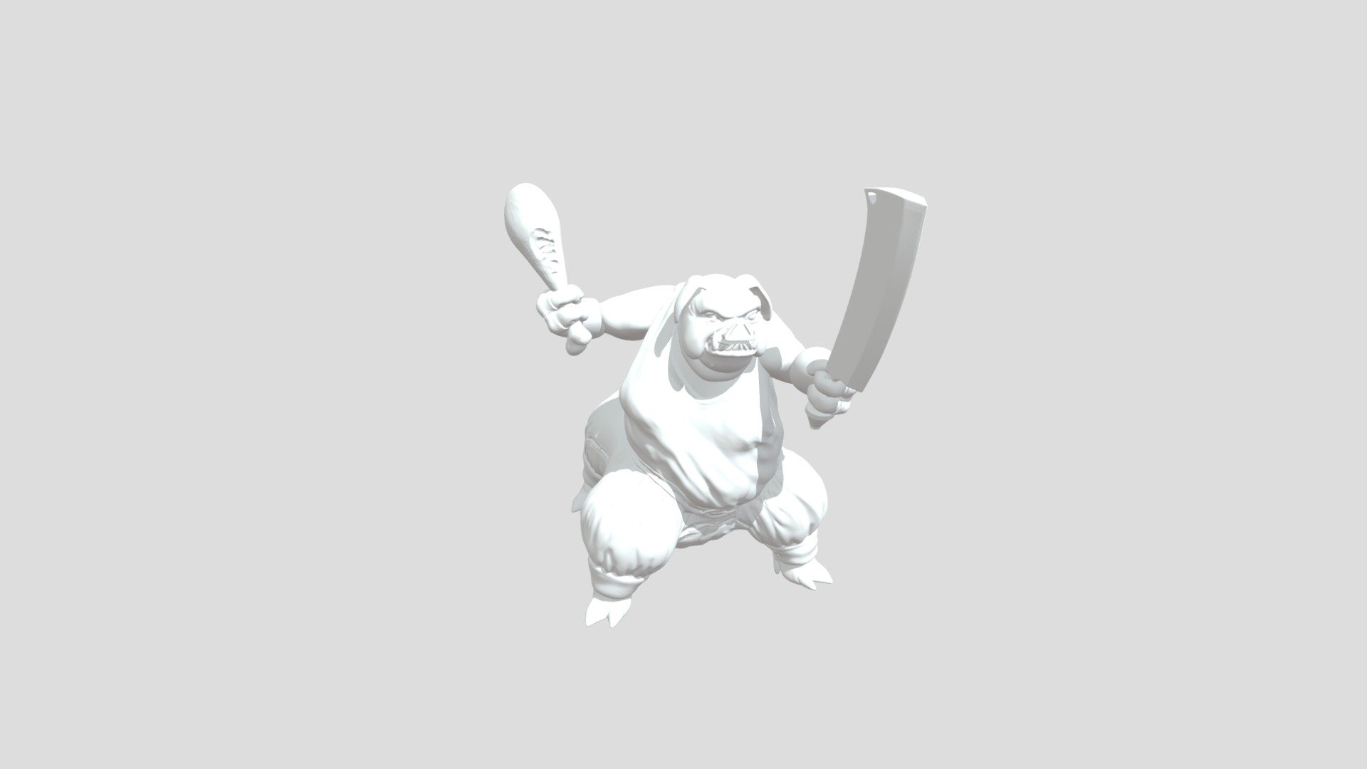 Pig Butcher / Pig-Centaur / Pig-Man - Download Free 3D model by np-dev ...