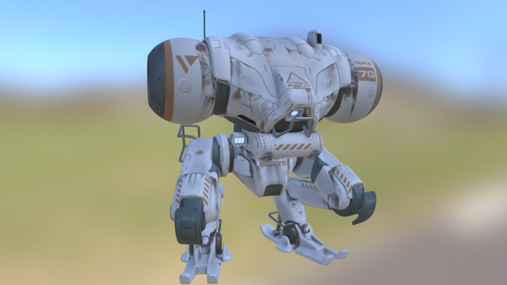 Big Eye Mech - 3D model by Thomas C. Sanchez (@Thomas-C-Sanchez ...