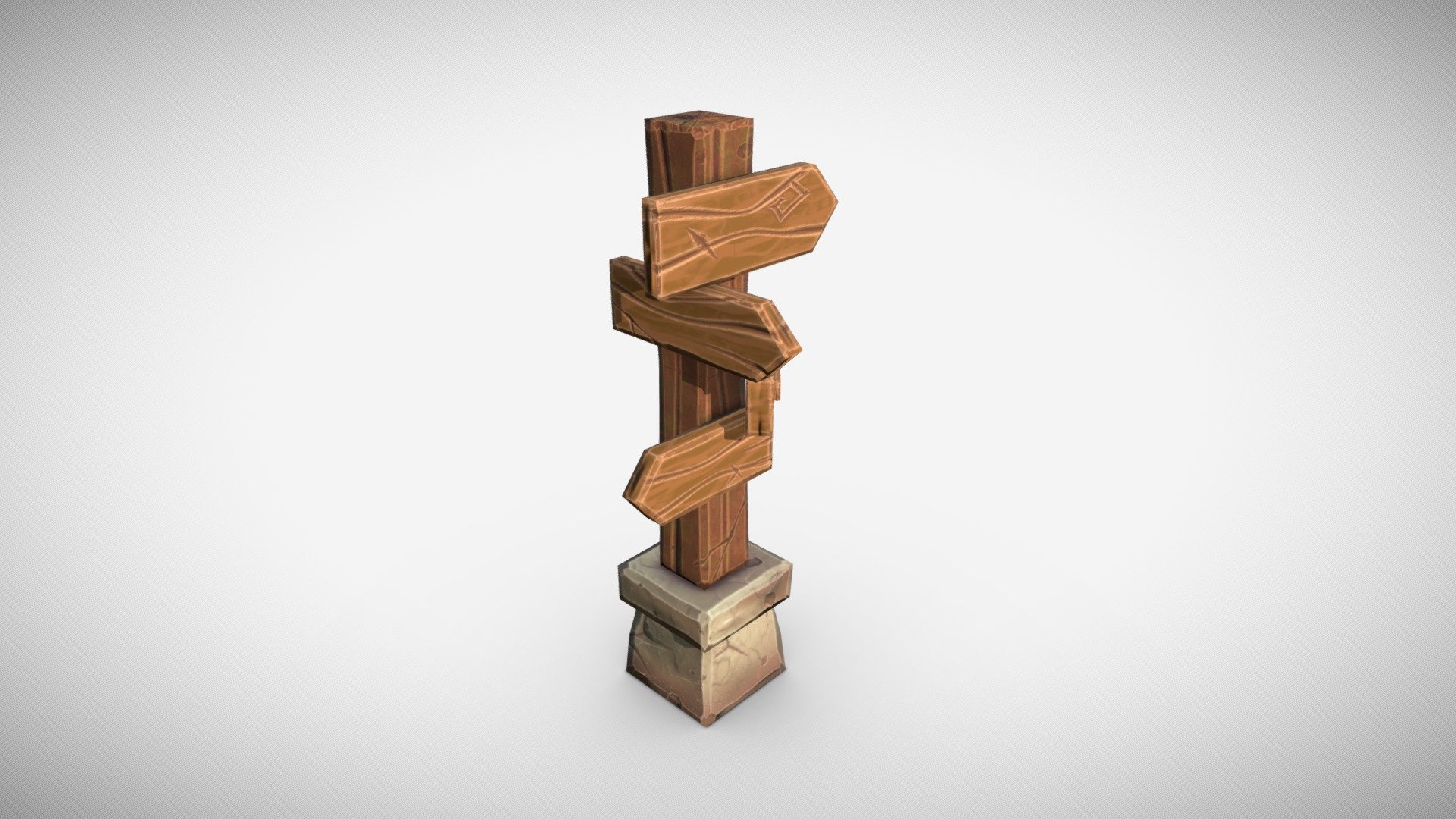 Sign Stylized - 3D model by salmonclosebeta [24e40d6] - Sketchfab