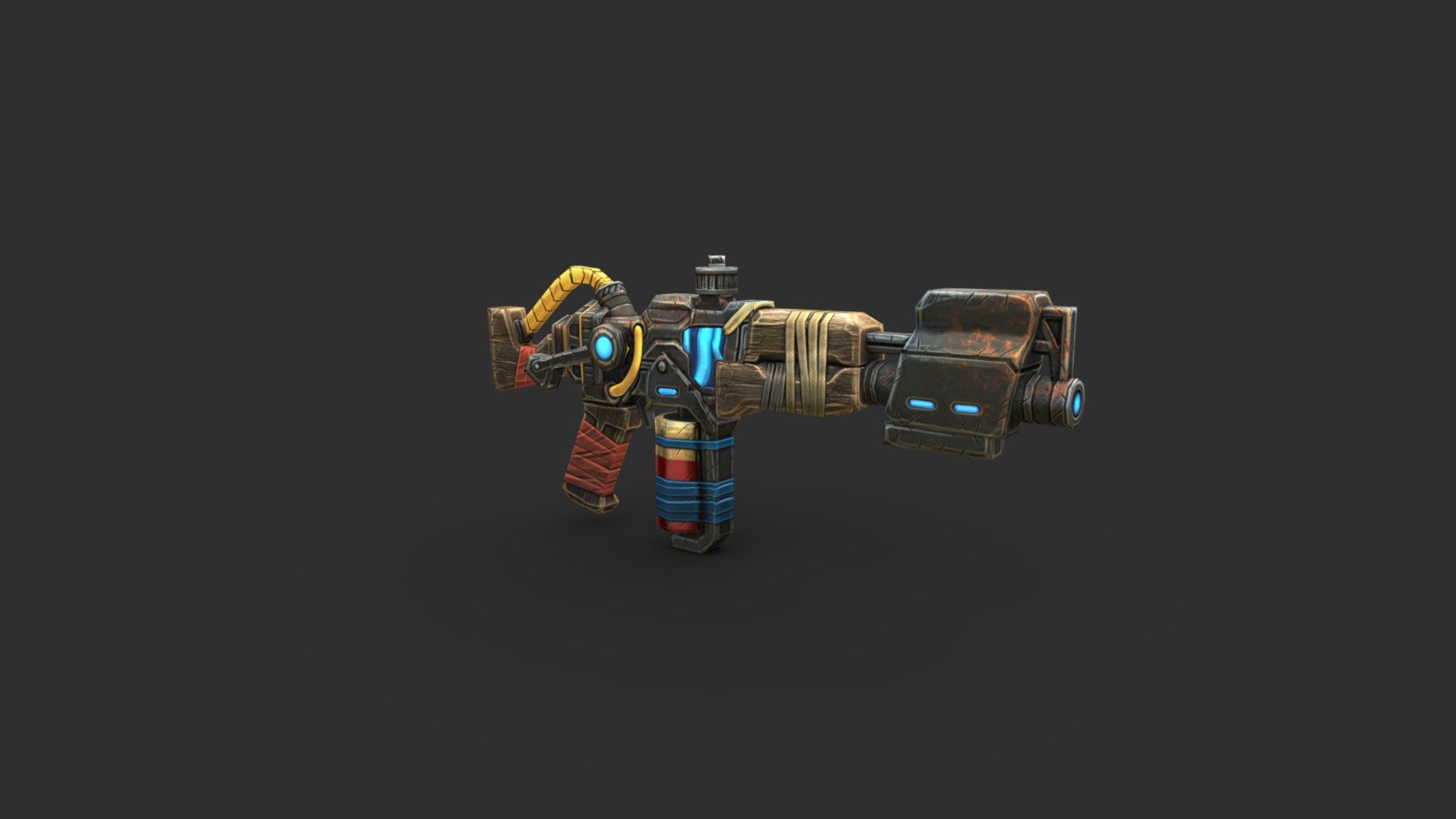 Energy-gun 05 - 3D model by CC (@ccsf) [24e425b] - Sketchfab