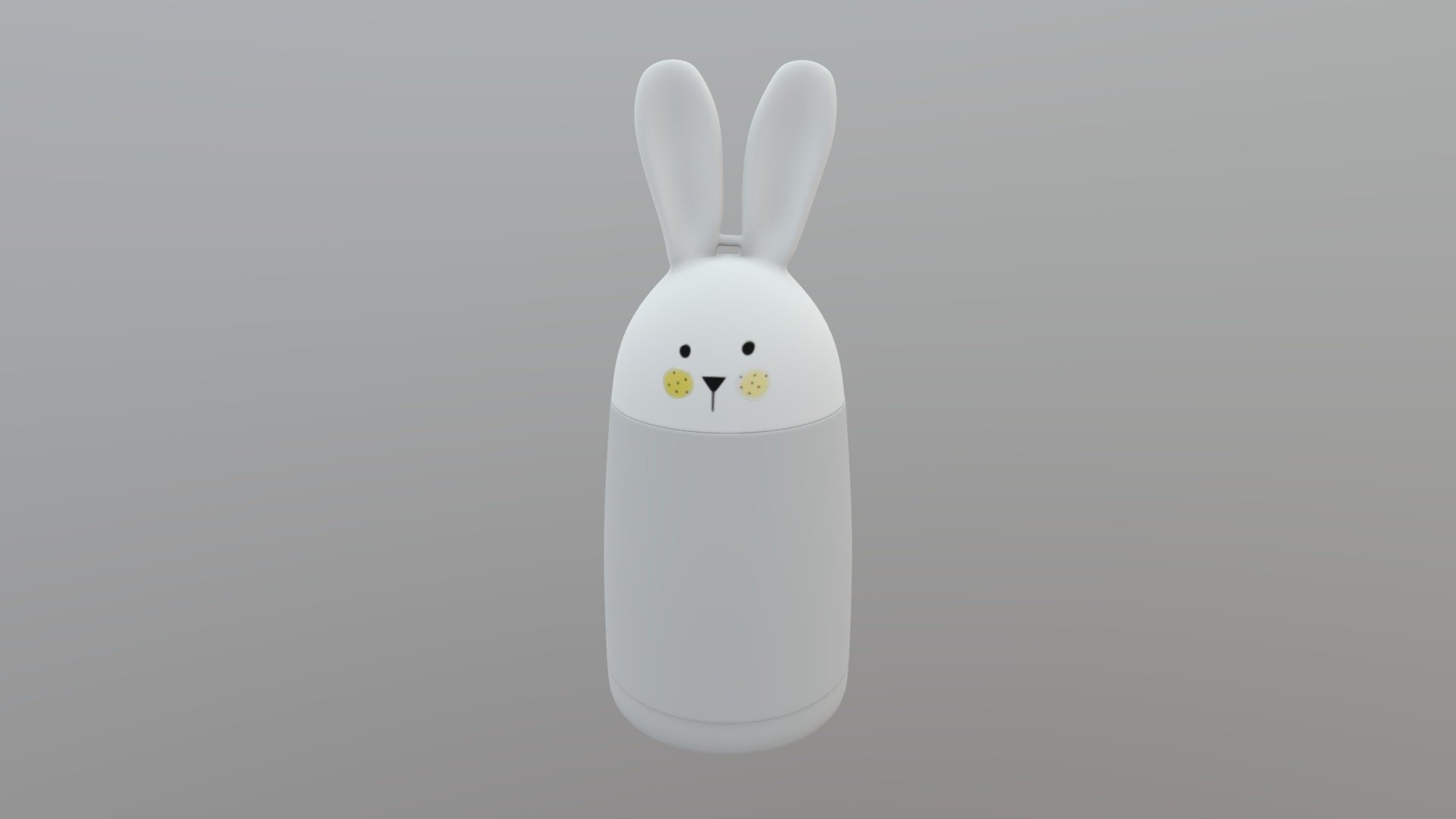 Stainless steel bunny flask - 3D model by proteus [24e54bd] - Sketchfab