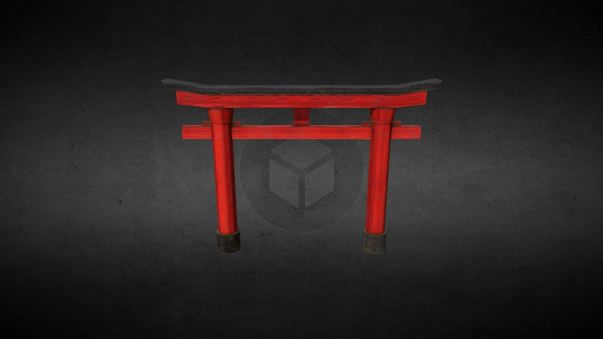 Japanese Torii A - Game Ready - Low poly - Buy Royalty Free 3D model by ...