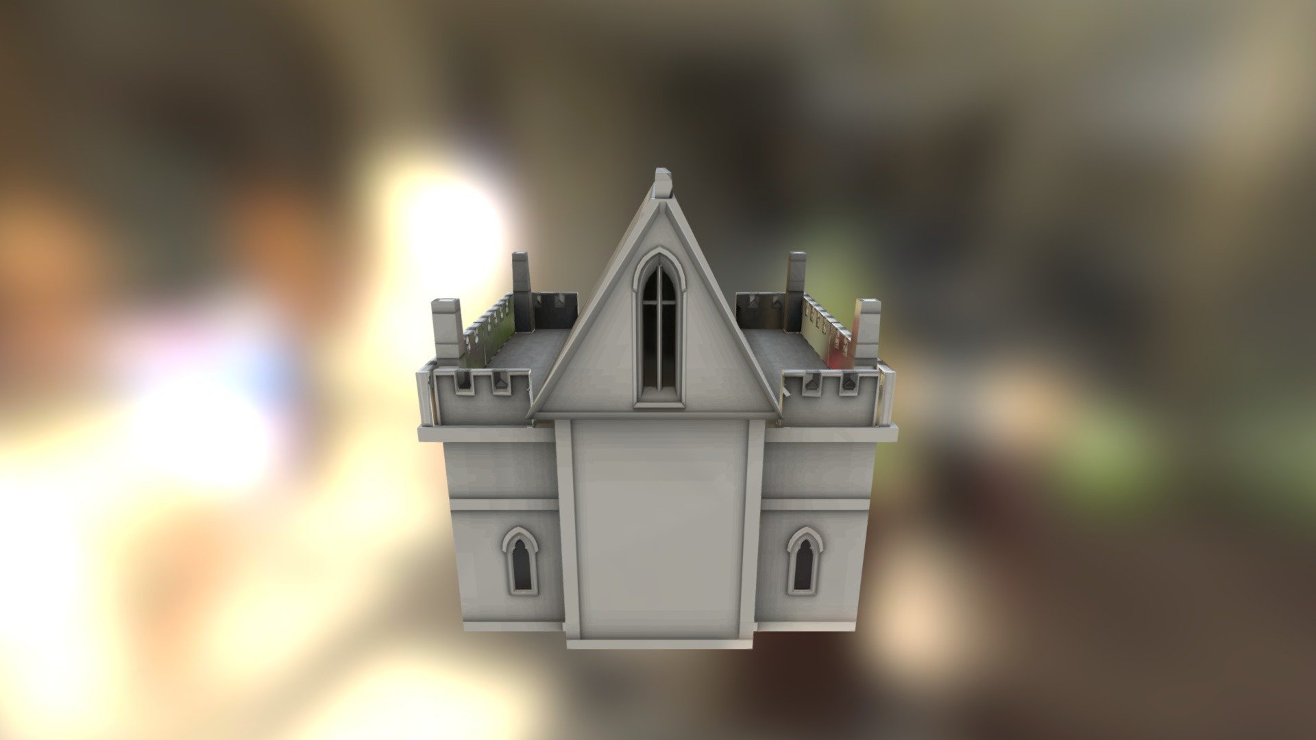 Gothic Small Low Poly - 3D model by snaggler [24e6eaa] - Sketchfab