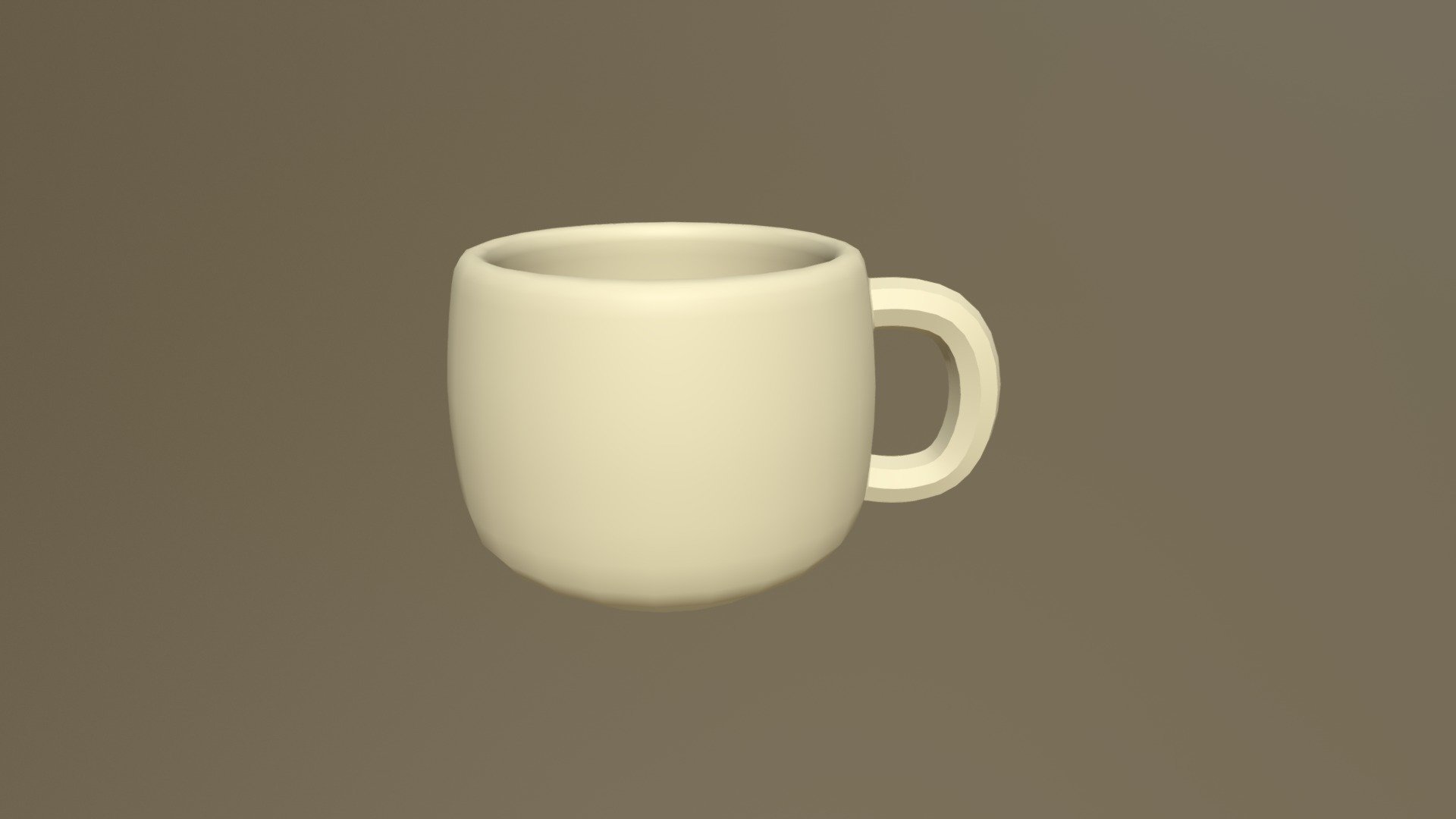 Coffee Mug With Attached Handle - 3D model by mjanglin [24e70fe ...