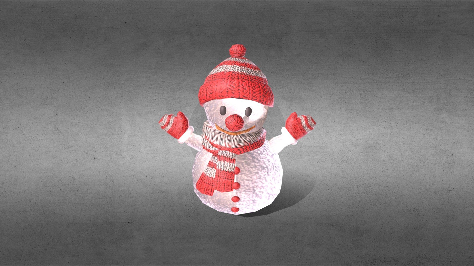 Snowman - Download Free 3D model by floh [24e7396] - Sketchfab